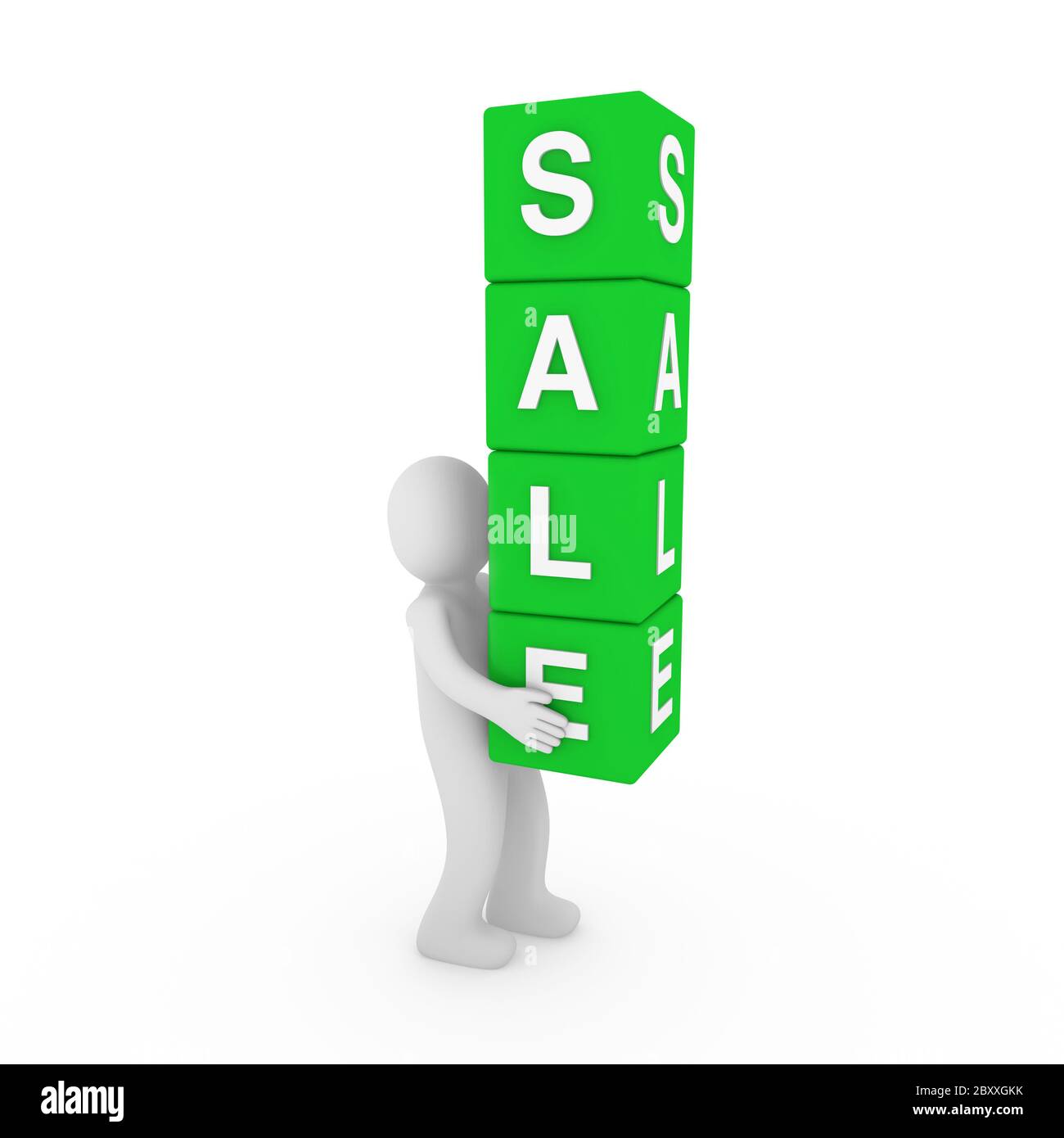 Cube model Cut Out Stock Images & Pictures - Alamy