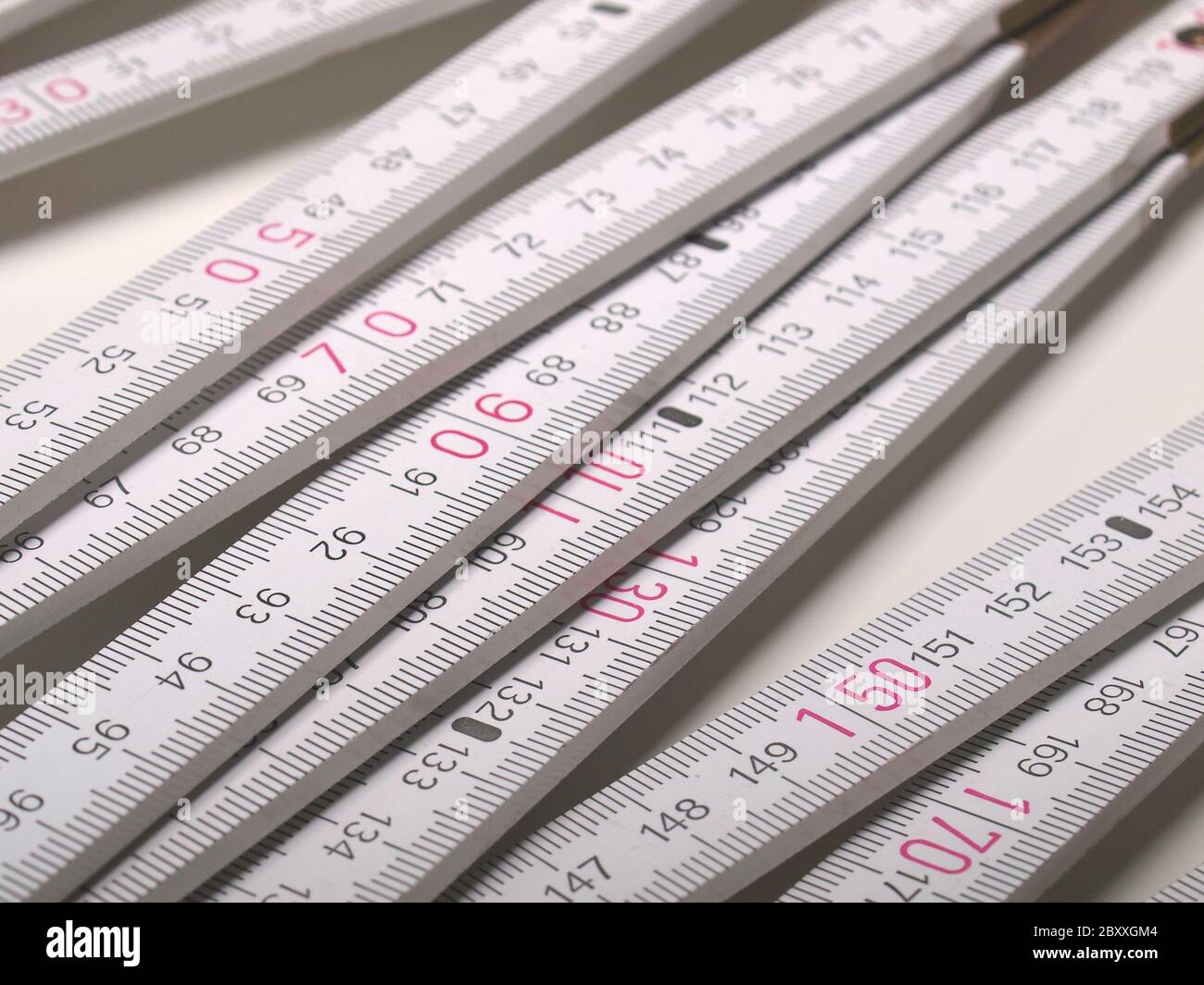 Wooden metre ruler hi-res stock photography and images - Alamy