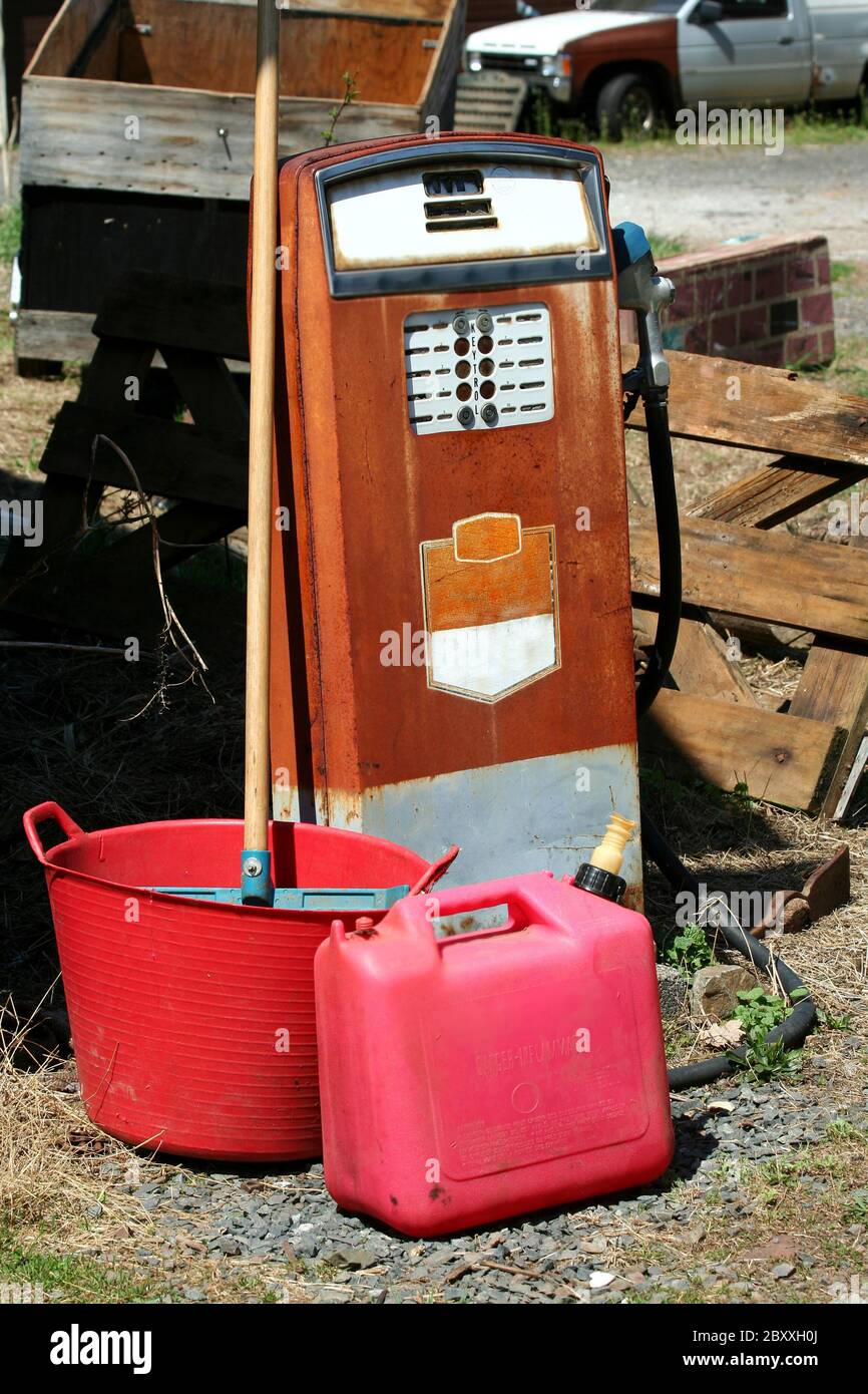 Rusted Petrol Pump High Resolution Stock Photography and Images - Alamy
