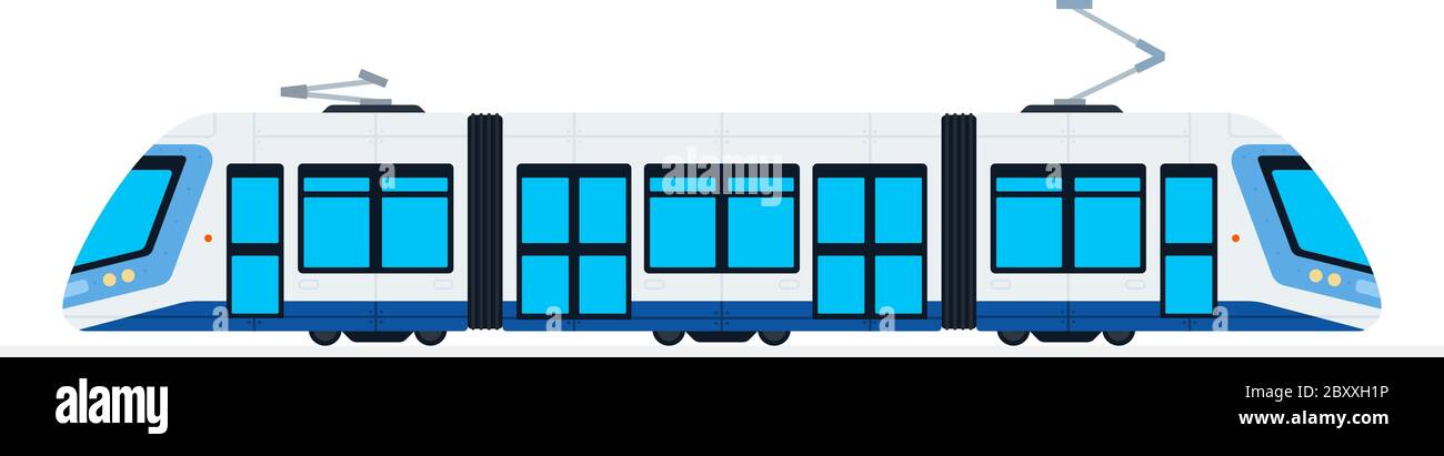 Ground public train vector flat isolated Stock Vector Image & Art - Alamy