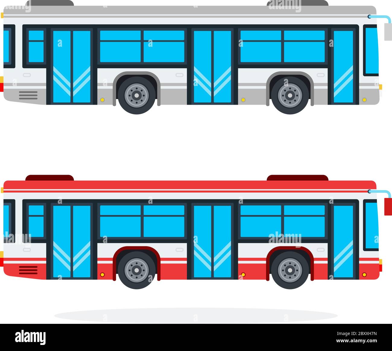 City Bus Vector Flat Isolated Stock Vector Image And Art Alamy