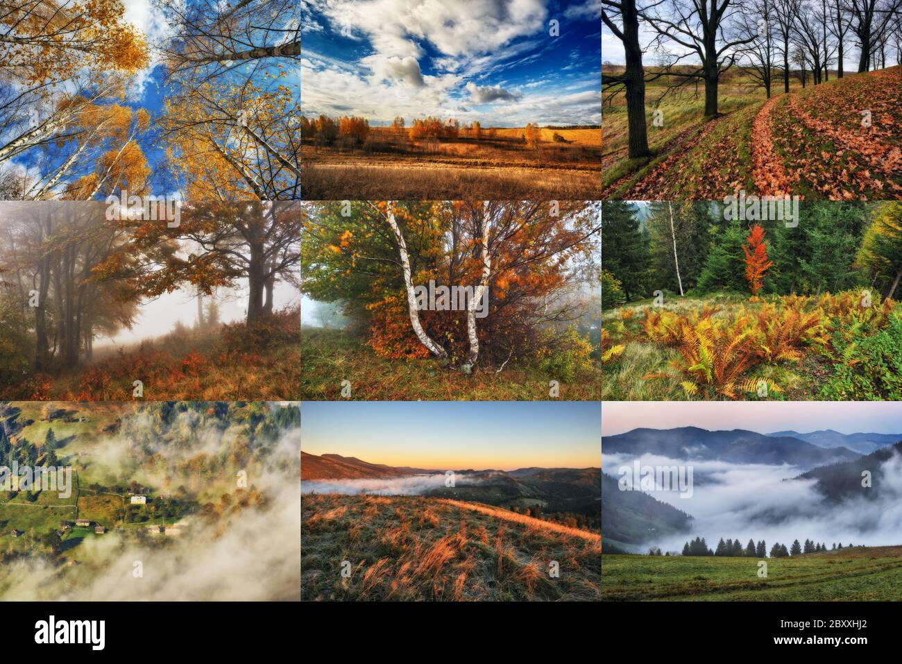 Series of landscapes hi-res stock photography and images - Alamy