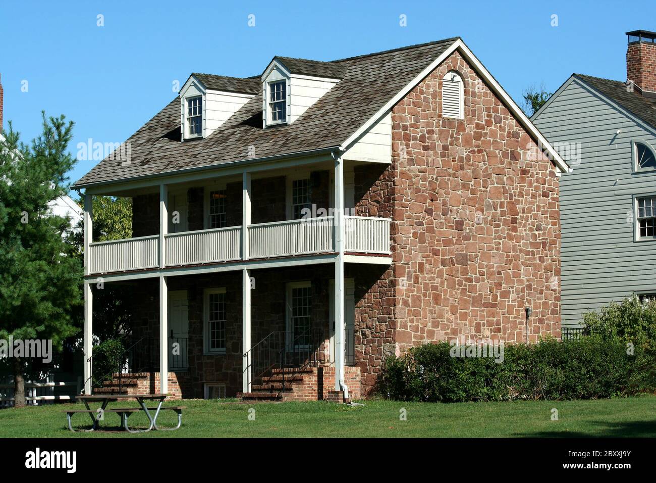 A Old historic revelutionary house Stock Photo - Alamy