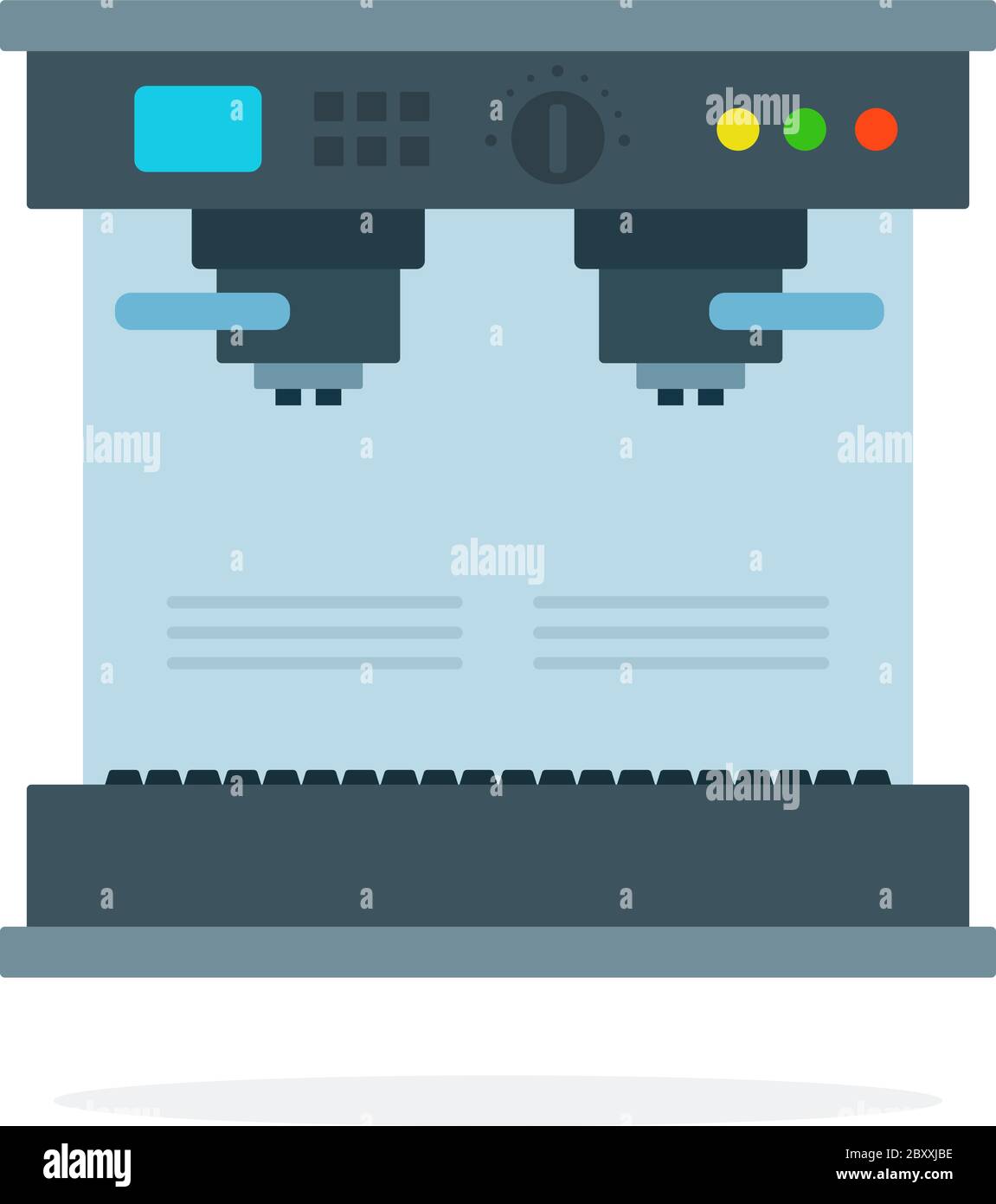 Coffee machine vector flat isolated Stock Vector Image & Art - Alamy