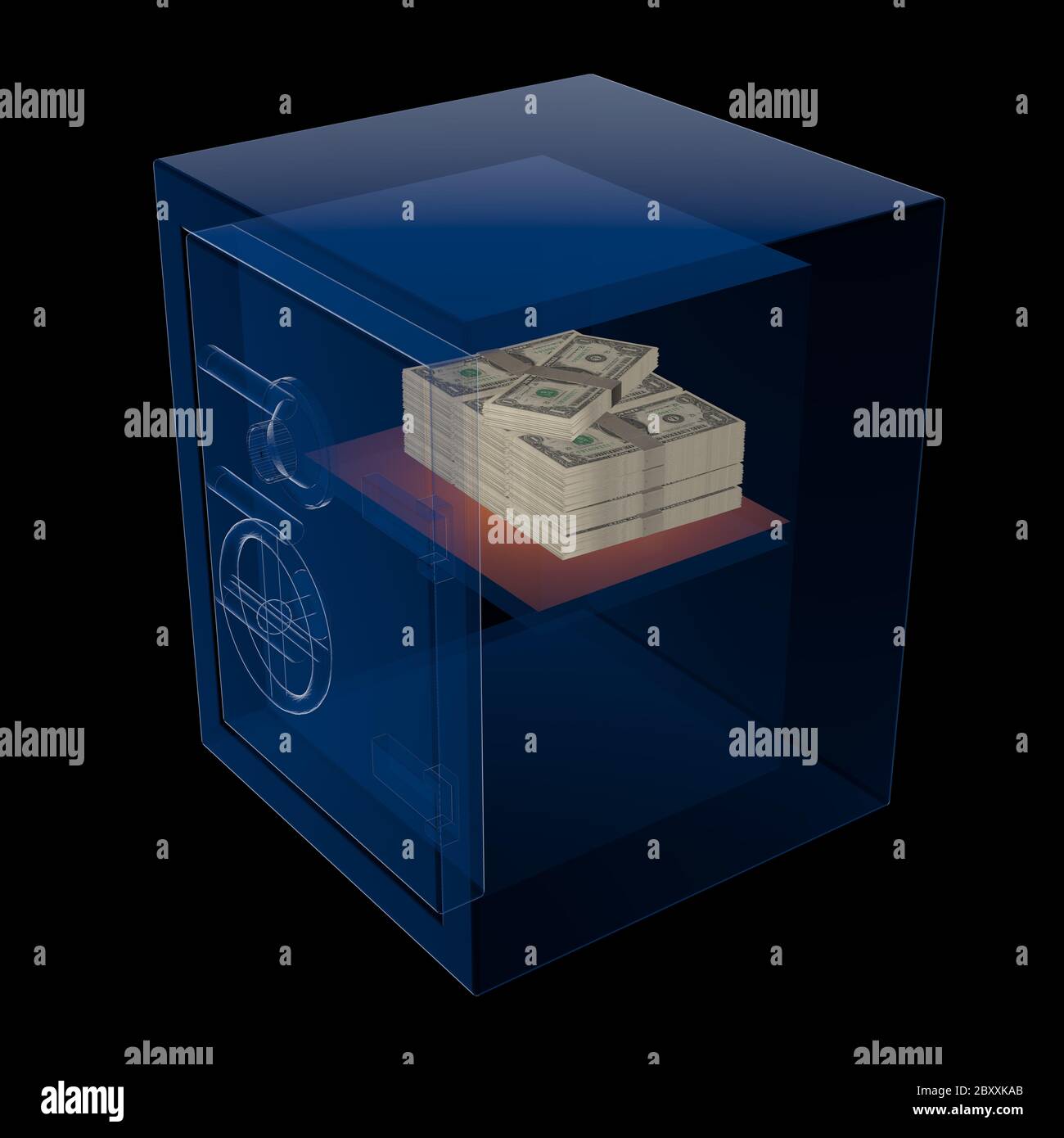 Money safe x ray hi-res stock photography and images - Alamy