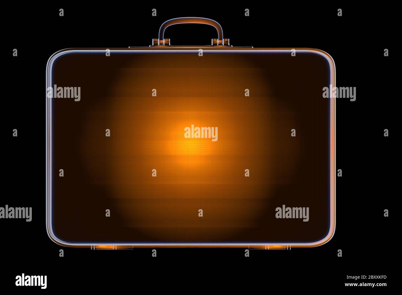 Case x ray. 3d render Stock Photo - Alamy