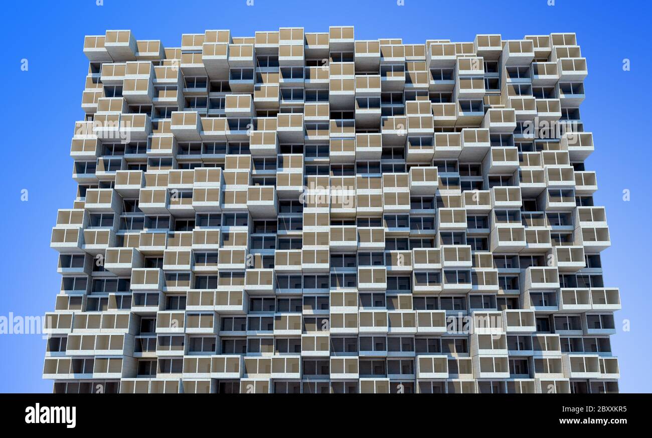 Future architecture. Futuristic building. modern . concept Stock Photo ...