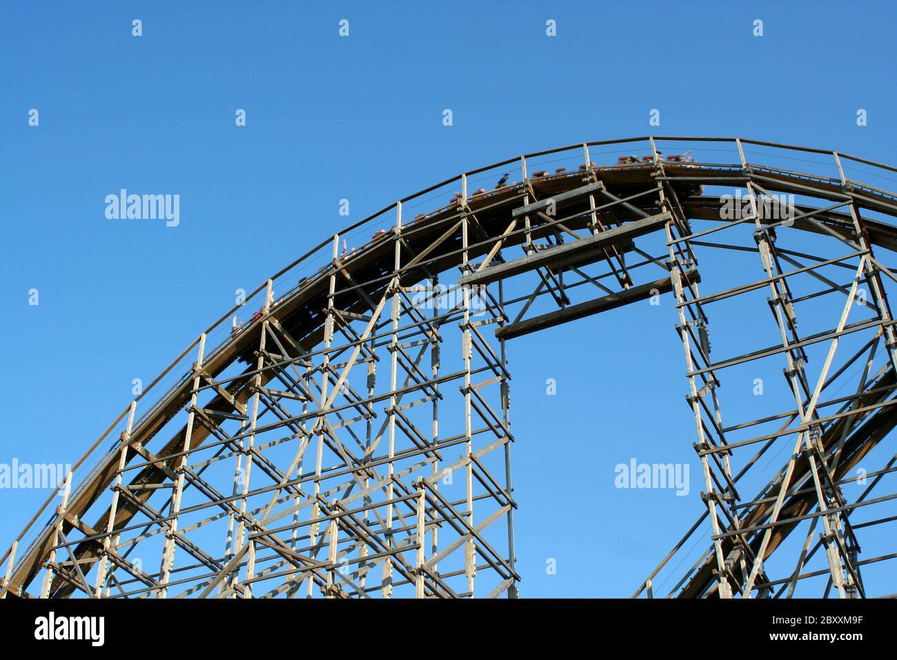 Wooden roller coaster hi-res stock photography and images - Alamy
