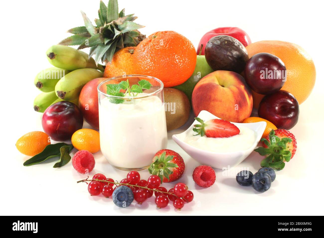 Fruit yogurt hi-res stock photography and images - Alamy