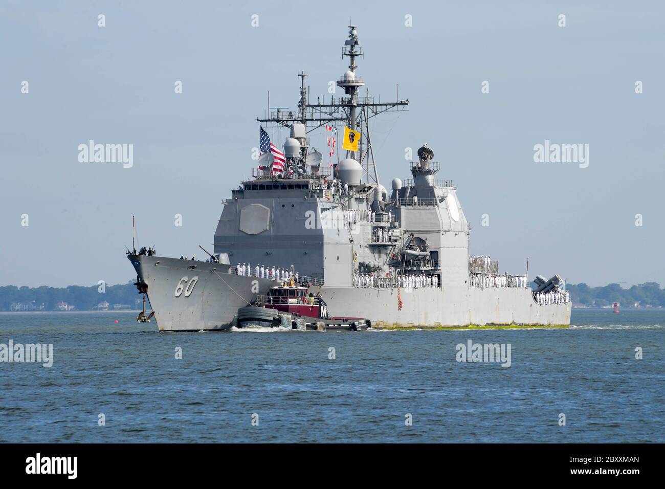 Guided missile cruiser uss normandy cg 60 High Resolution Stock ...