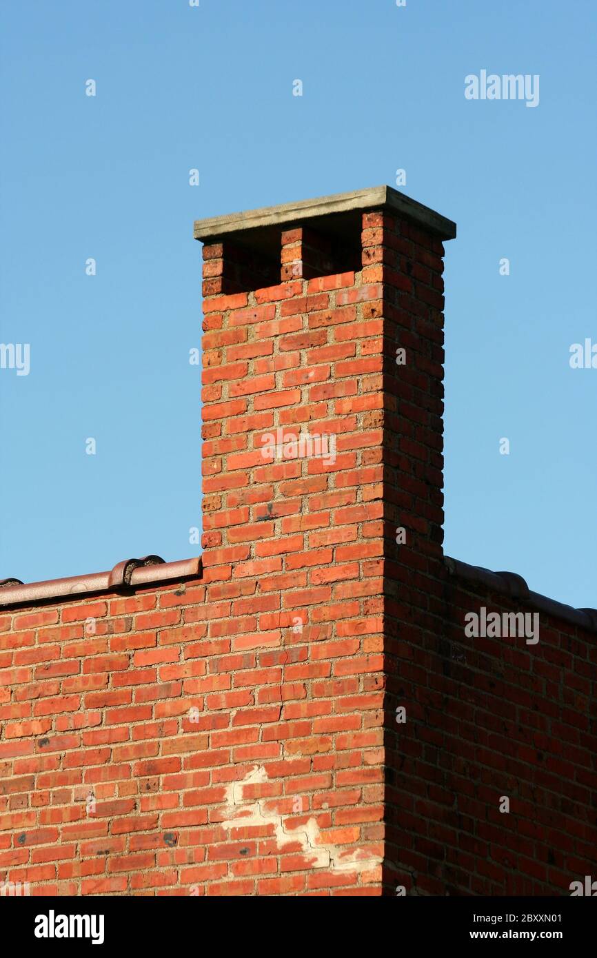 A chimney on the exterior of a building Stock Photo - Alamy