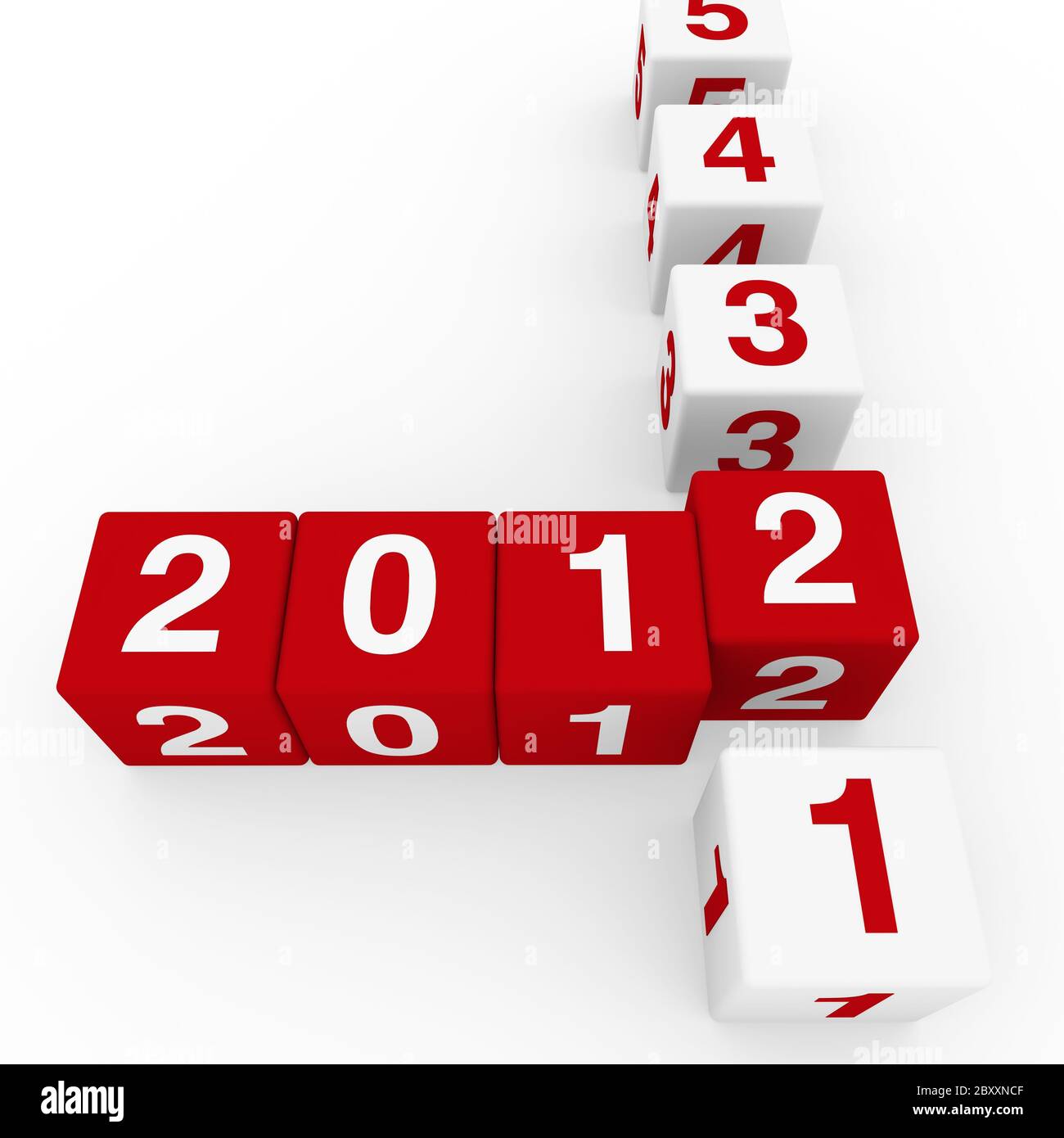Happy new year text red Cut Out Stock Images & Pictures - Alamy