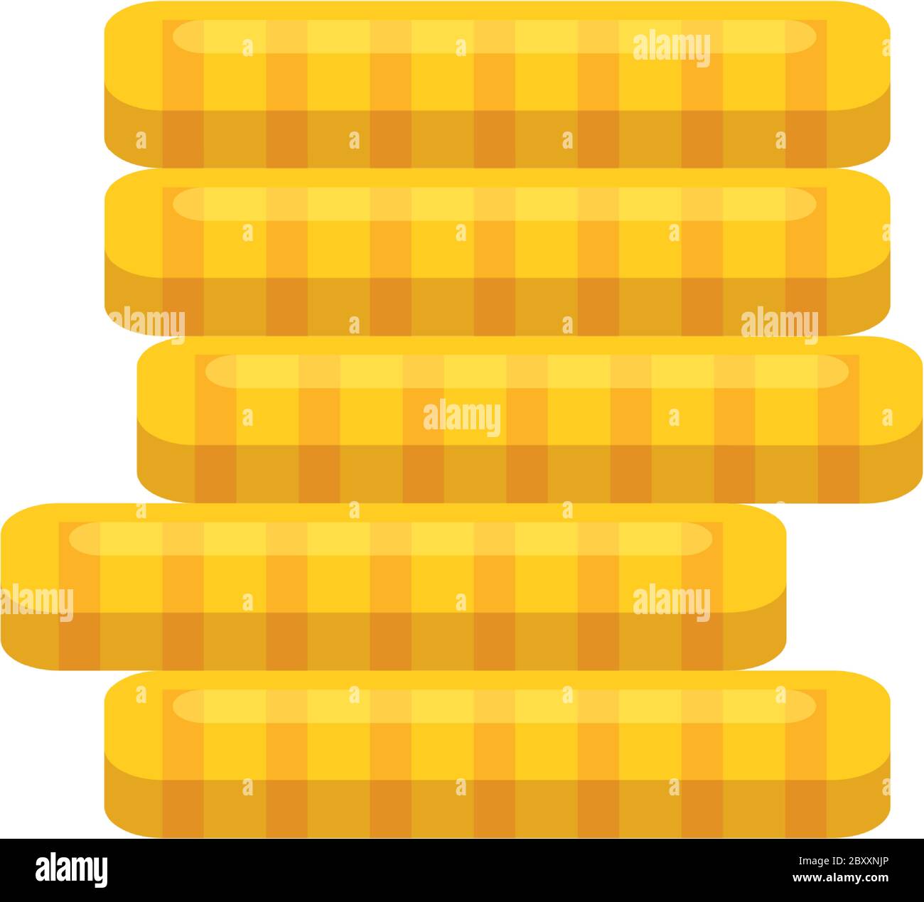 Isolated coins tower vector design Stock Vector Image & Art - Alamy