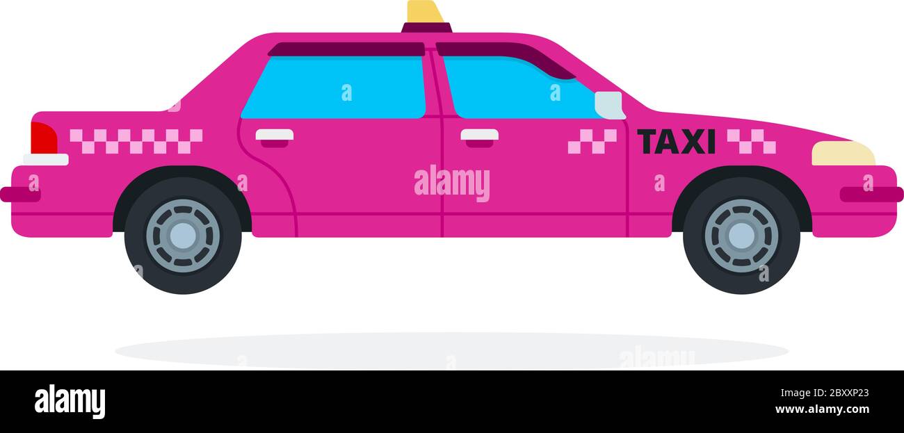 Pink cab Stock Vector Images - Alamy