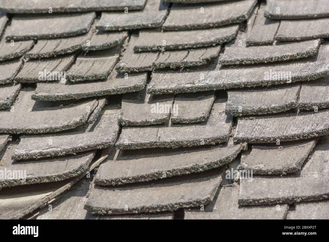 Broken shake roof hi-res stock photography and images - Alamy