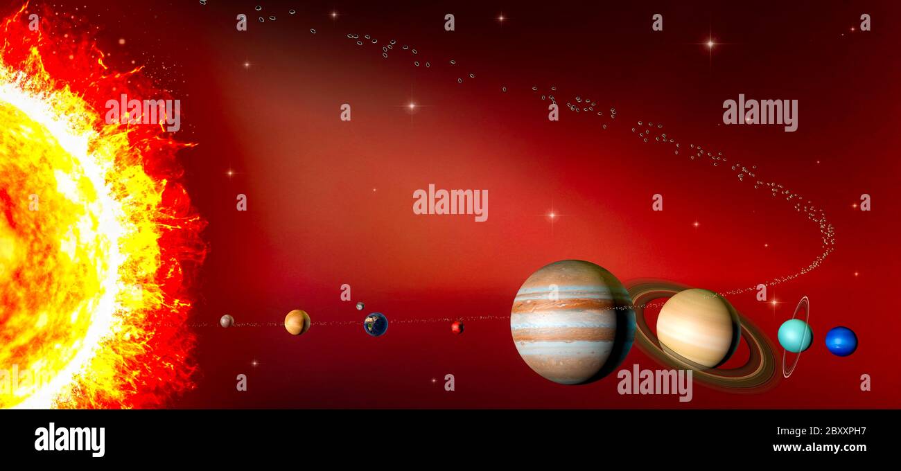 Exploded Planet Asteroid Belt In To