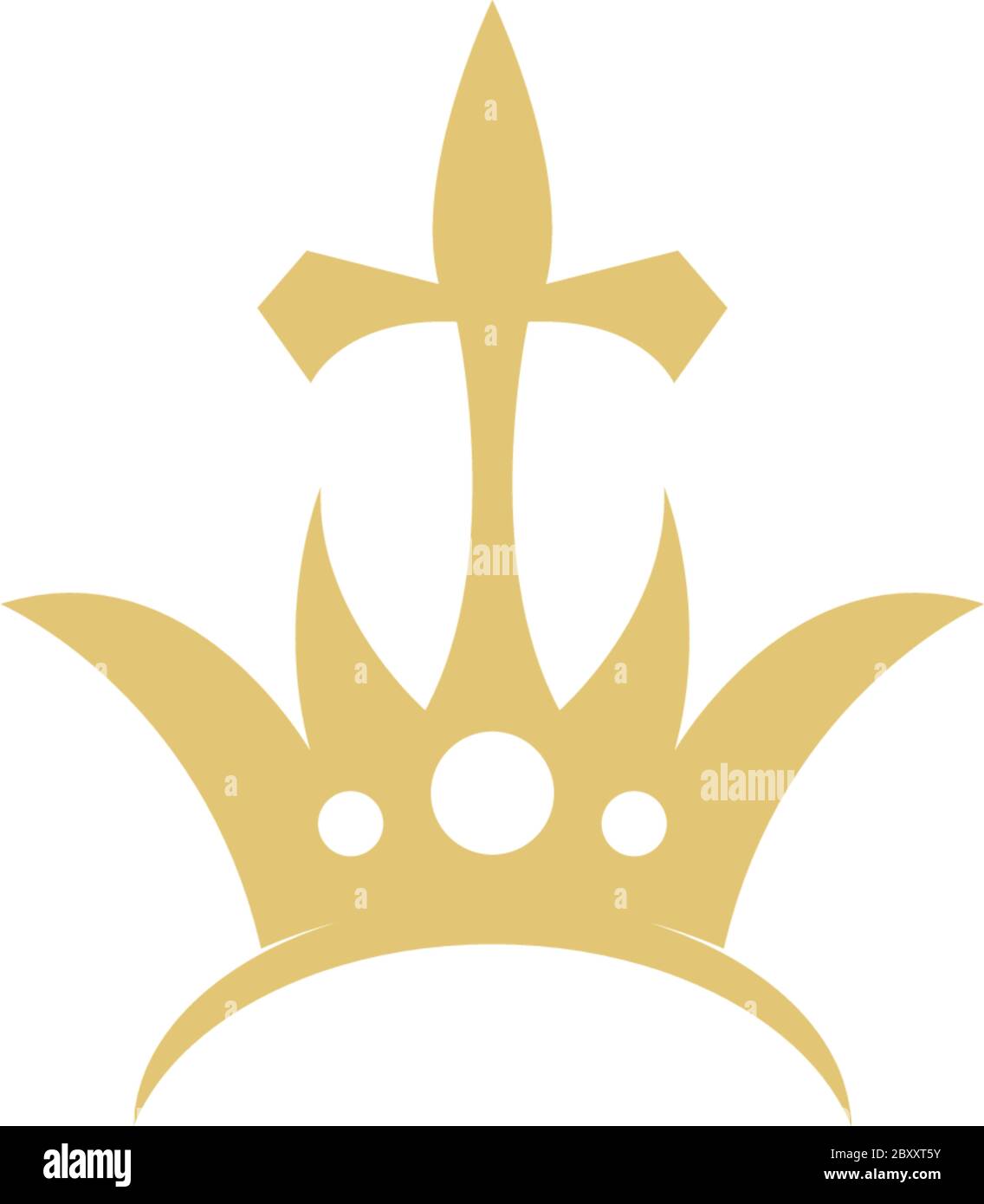 Crown Concept Logo icon Design Template Stock Vector Image & Art - Alamy