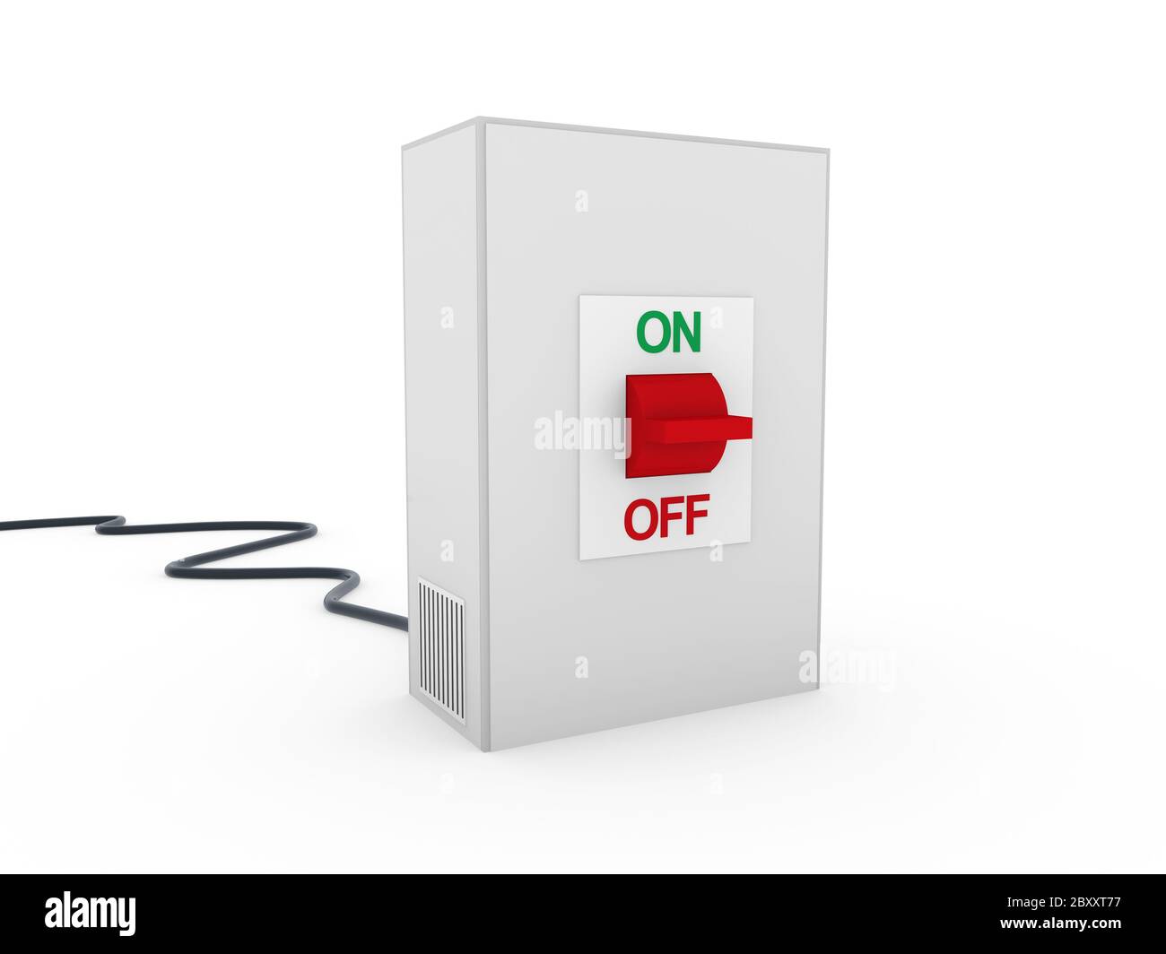 3d switch box Stock Photo - Alamy