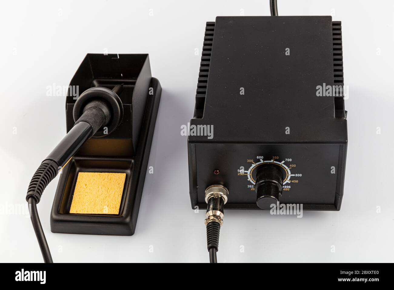 Heat adjustable Soldering Iron. Soldering station, heating control ...