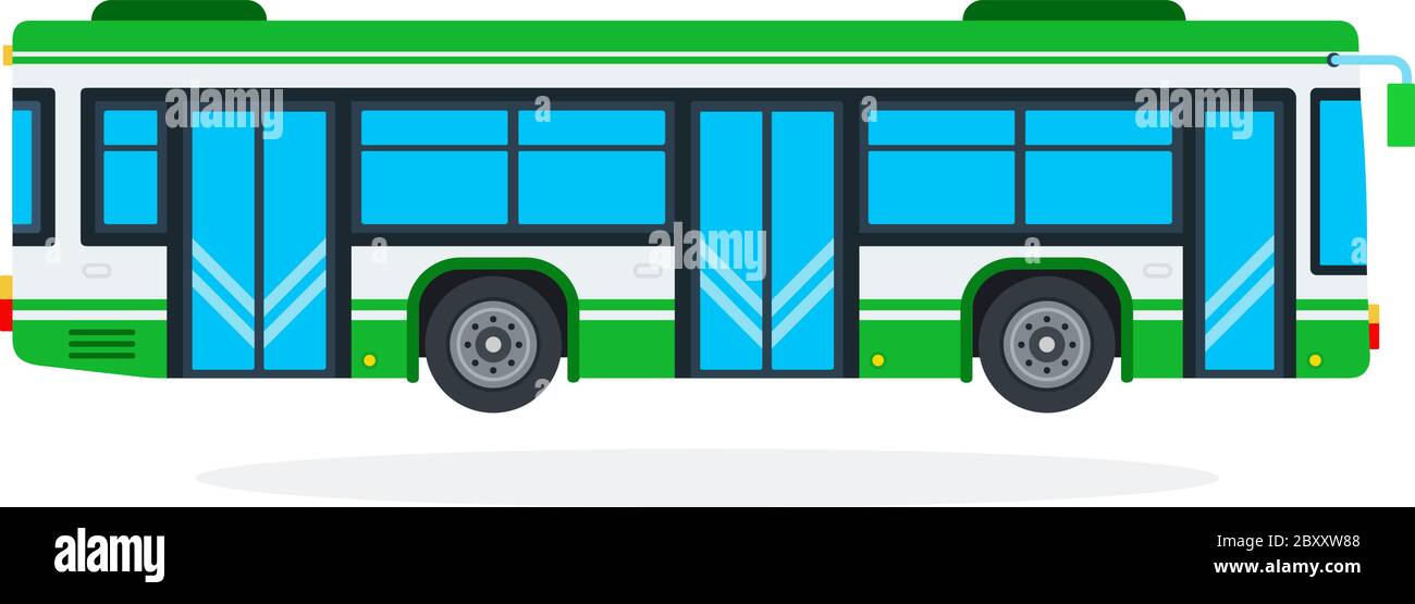 Municipal bus vector flat isolated Stock Vector Image & Art - Alamy