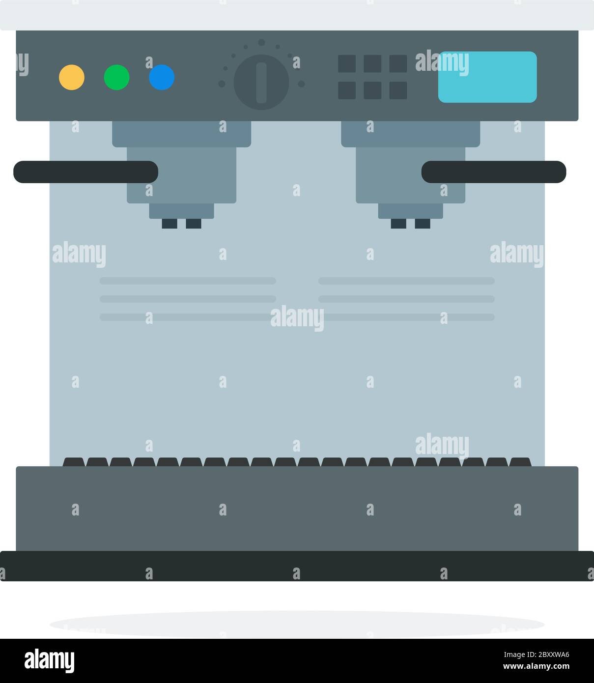 Coffee machine vector flat isolated Stock Vector Image & Art - Alamy