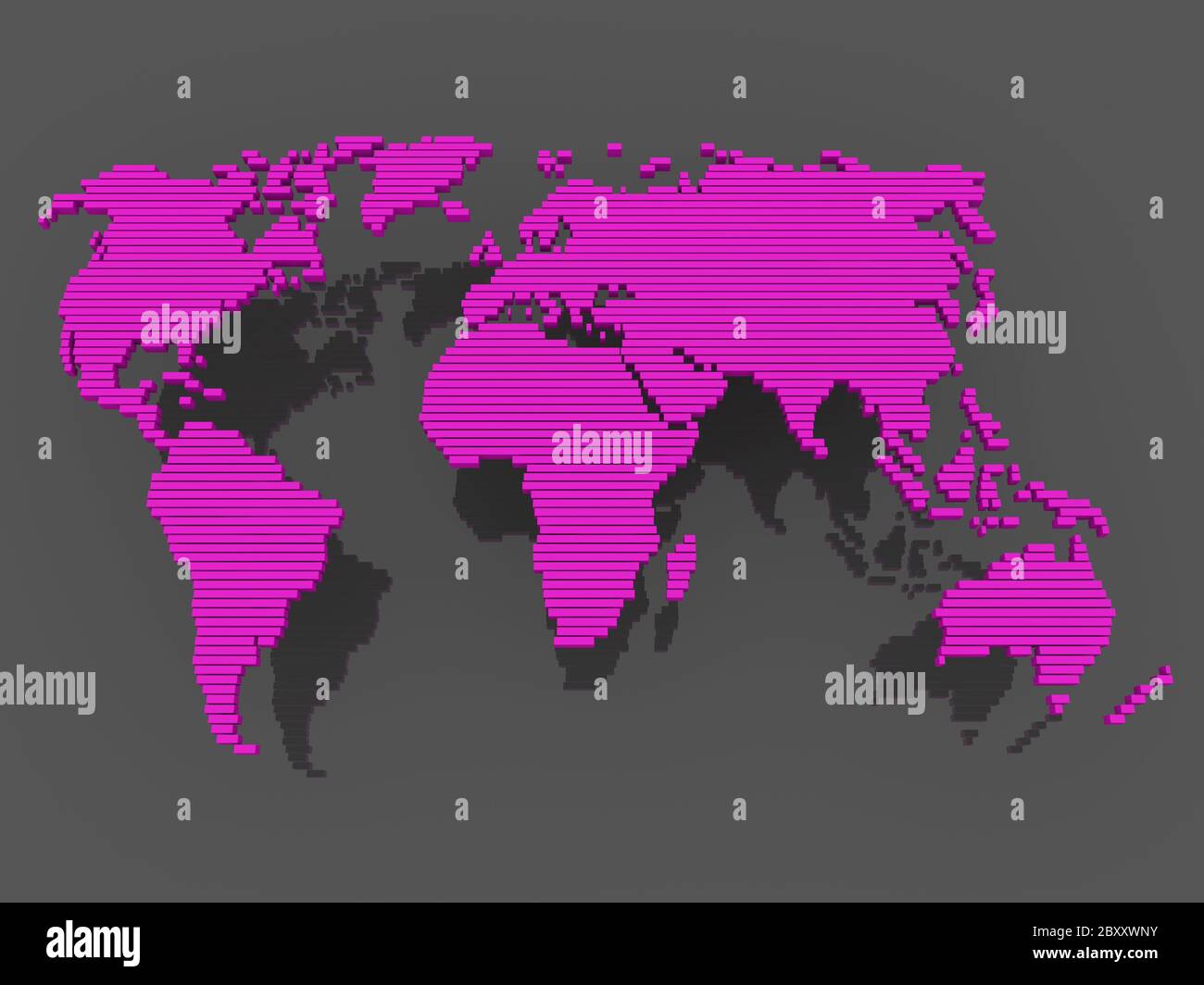 world map black purple Stock Photo - Alamy