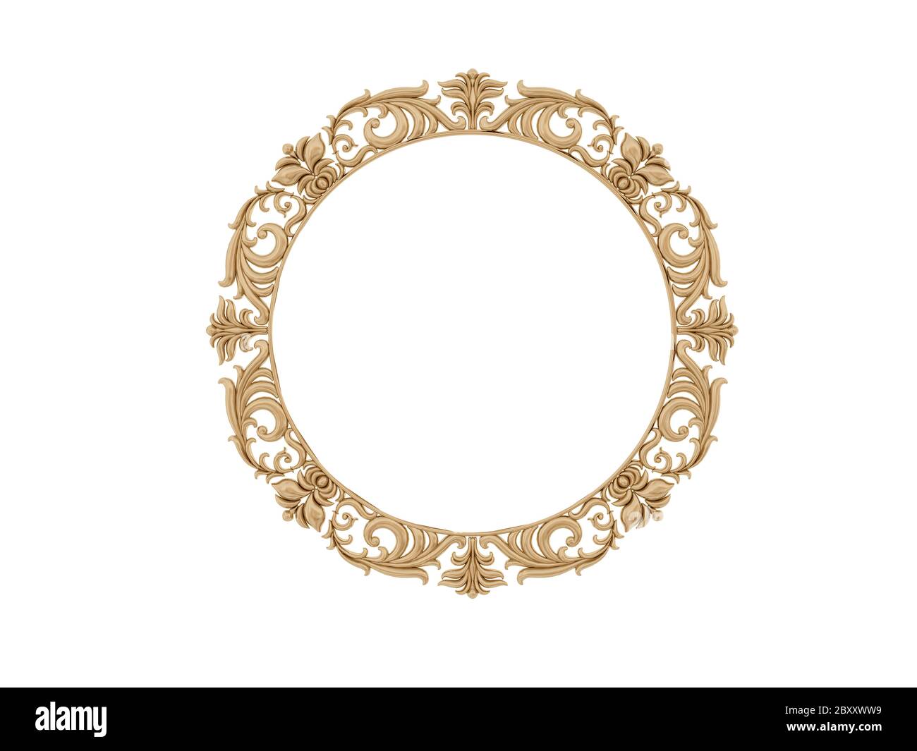 Gold oval frame with mirror hi-res stock photography and images - Alamy