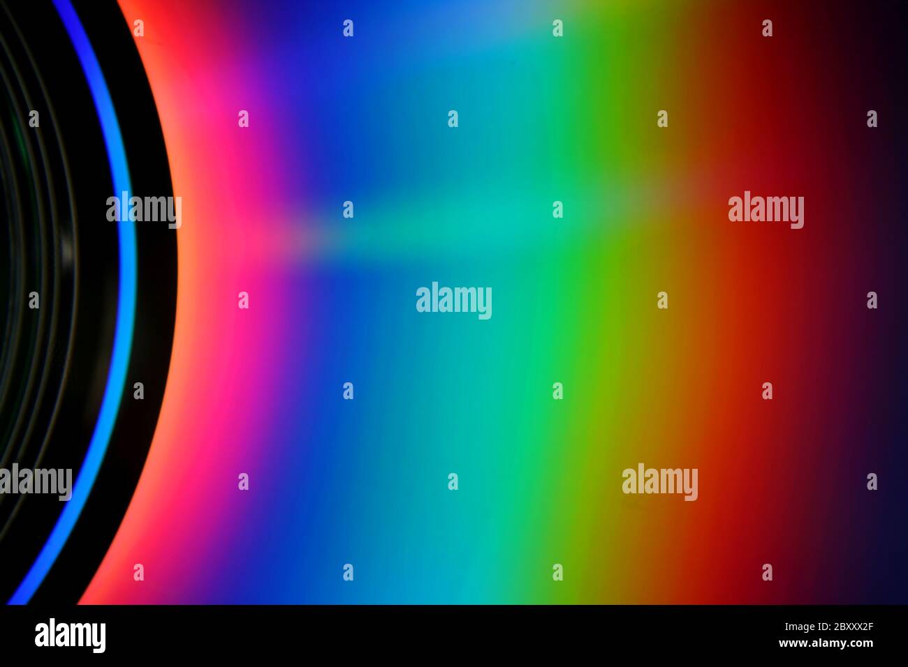 A colorful CD Rainbow Background Stock Photo - Alamy