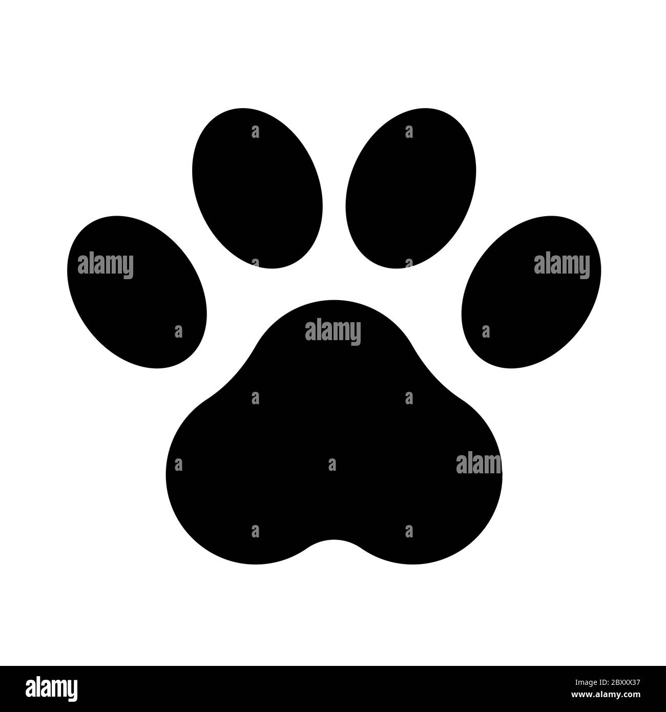 Paw Print. Vector Stock Vector Image & Art - Alamy