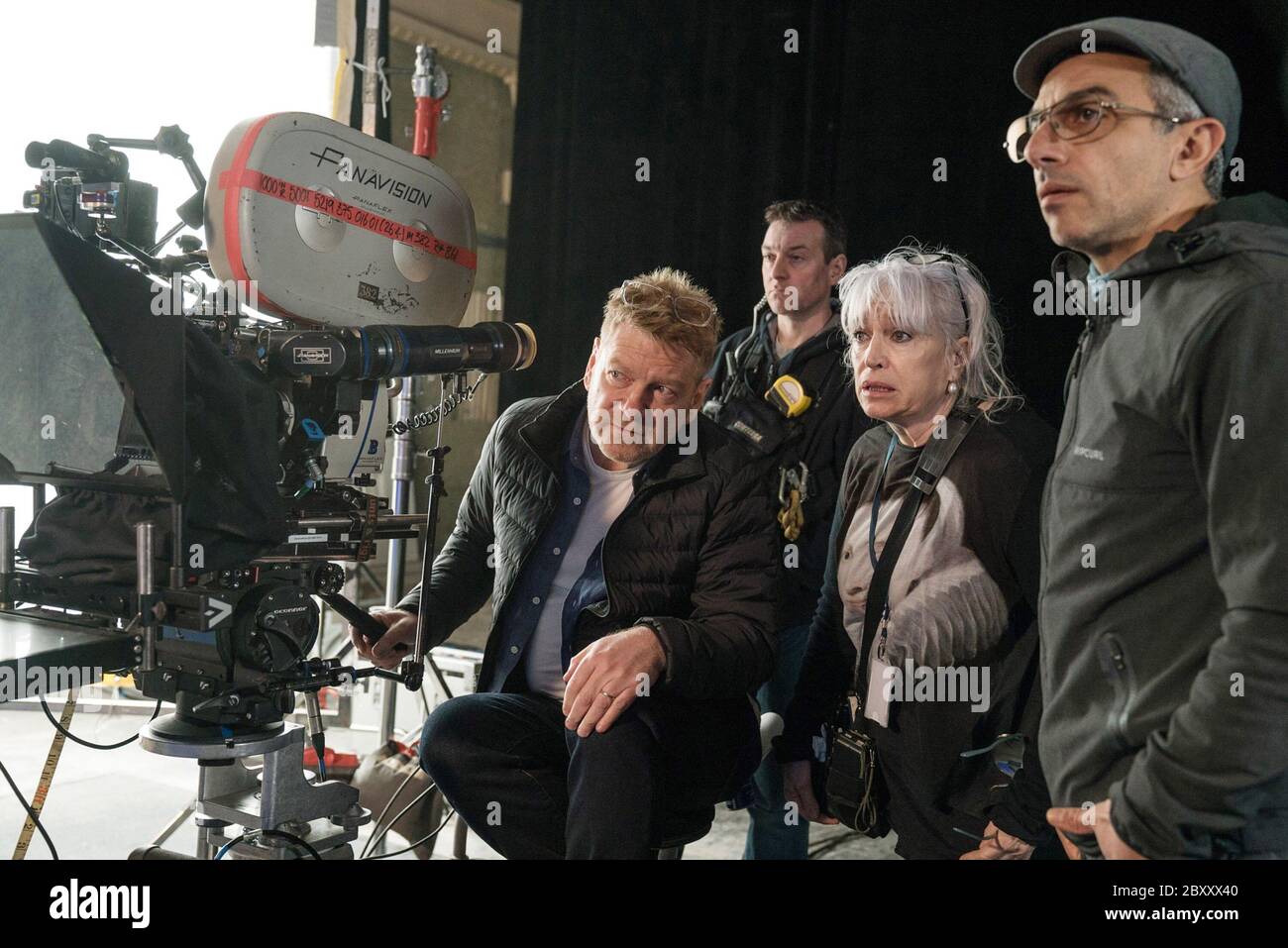 ARTEMIS FOWL, from left: director Kenneth Branagh, hair and makeup ...