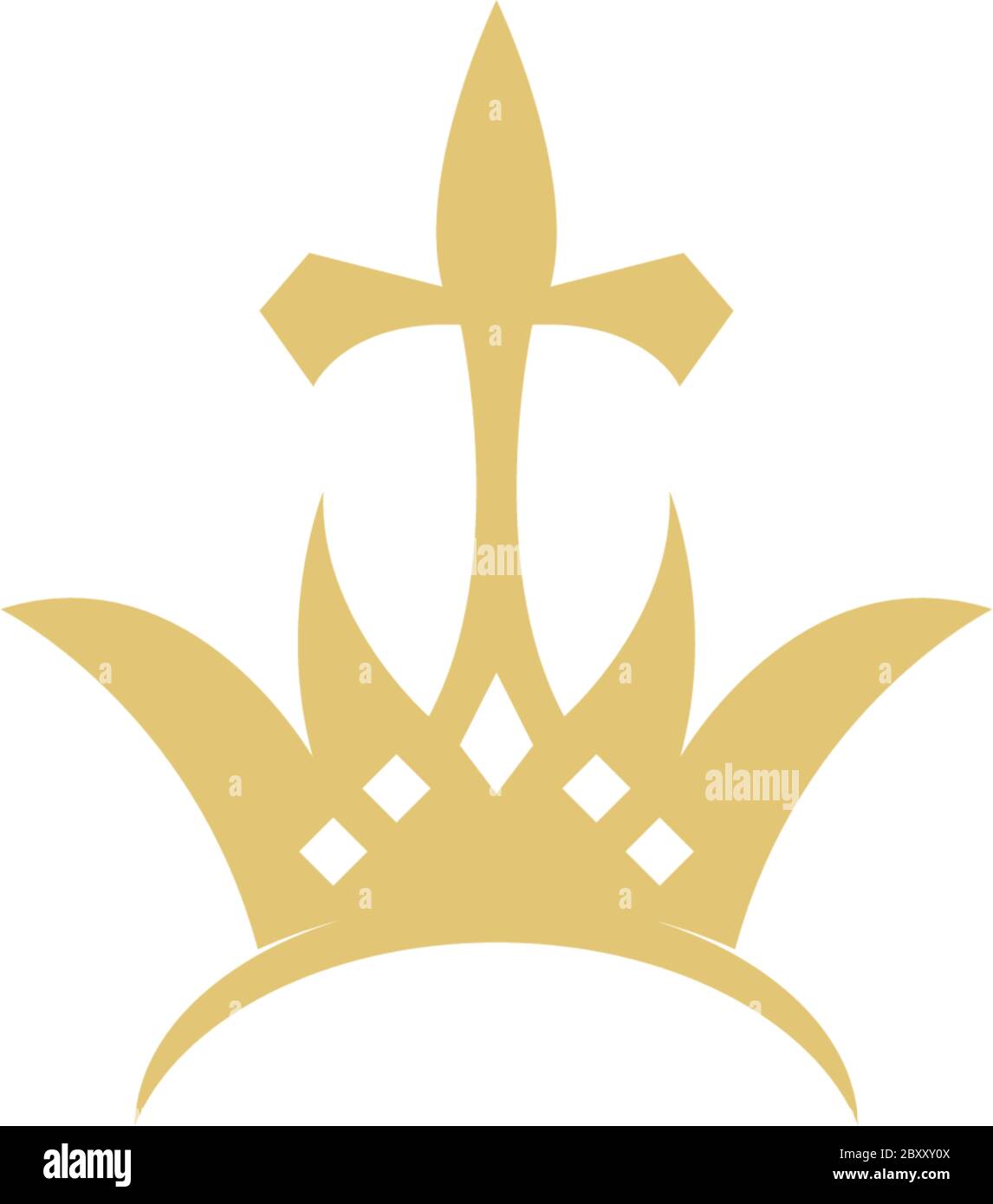 Crown Concept Logo icon Design Template Stock Vector Image & Art - Alamy
