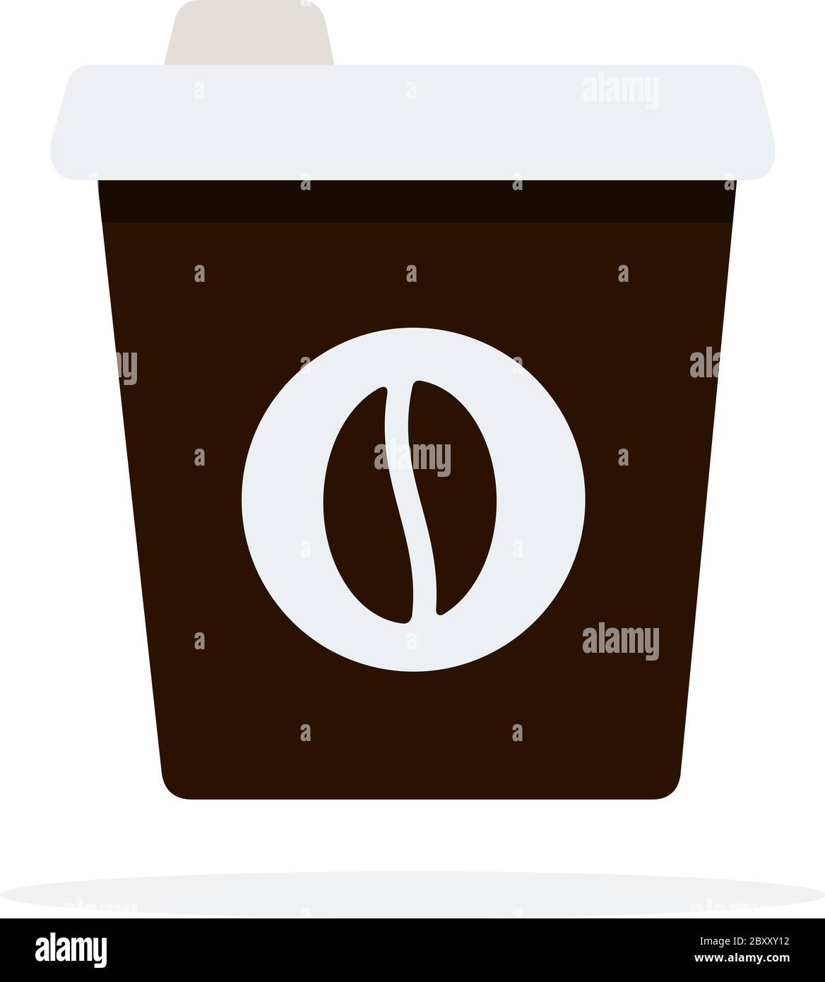 Vertical closeup hot drink Stock Vector Images - Alamy