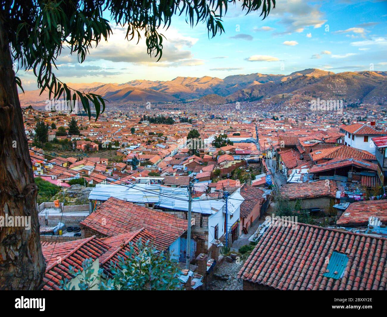 Aerial view of streets and houses in Cusco city, Peru Stock Photo - Alamy