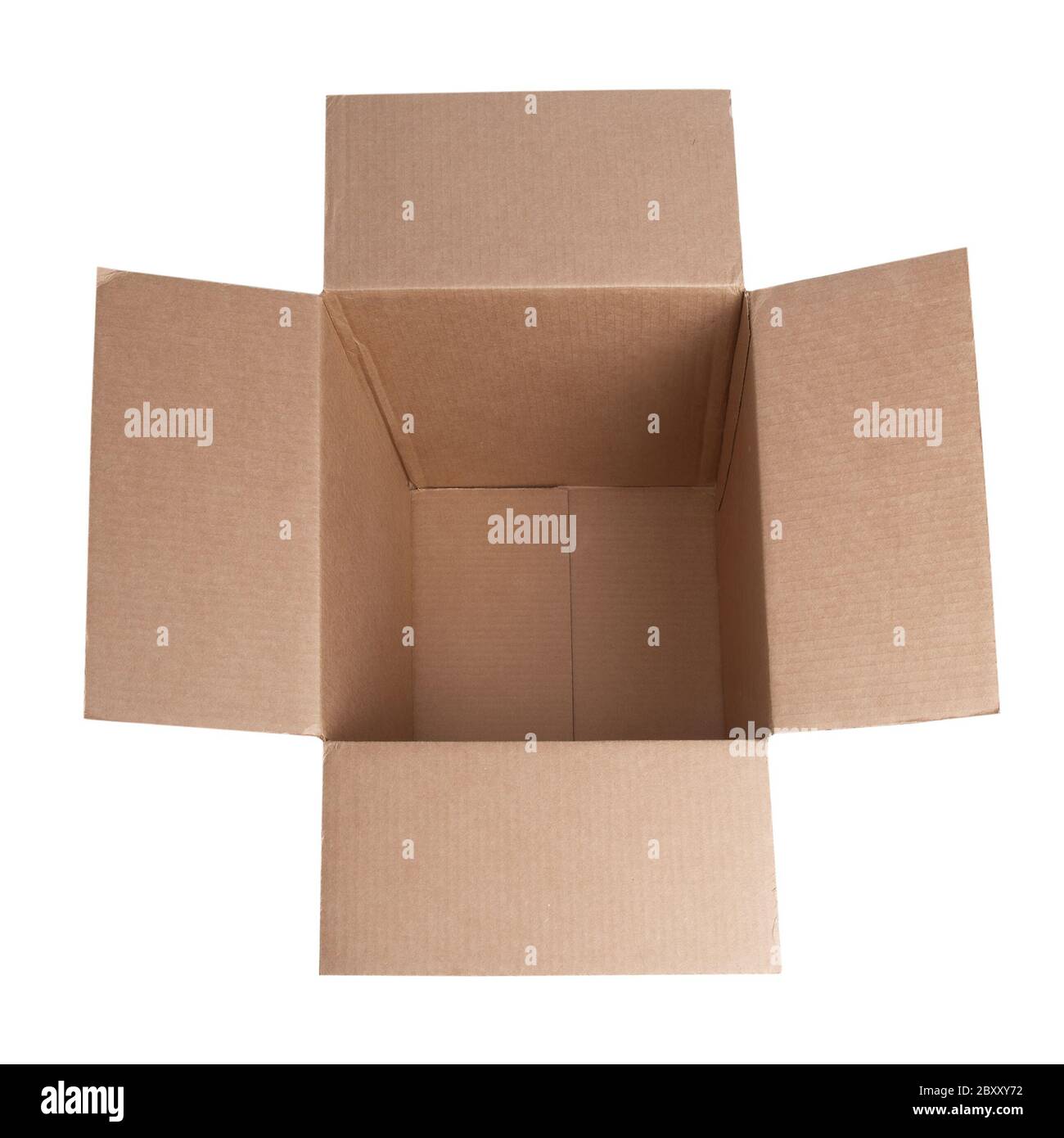 Open carton box Stock Photo - Alamy