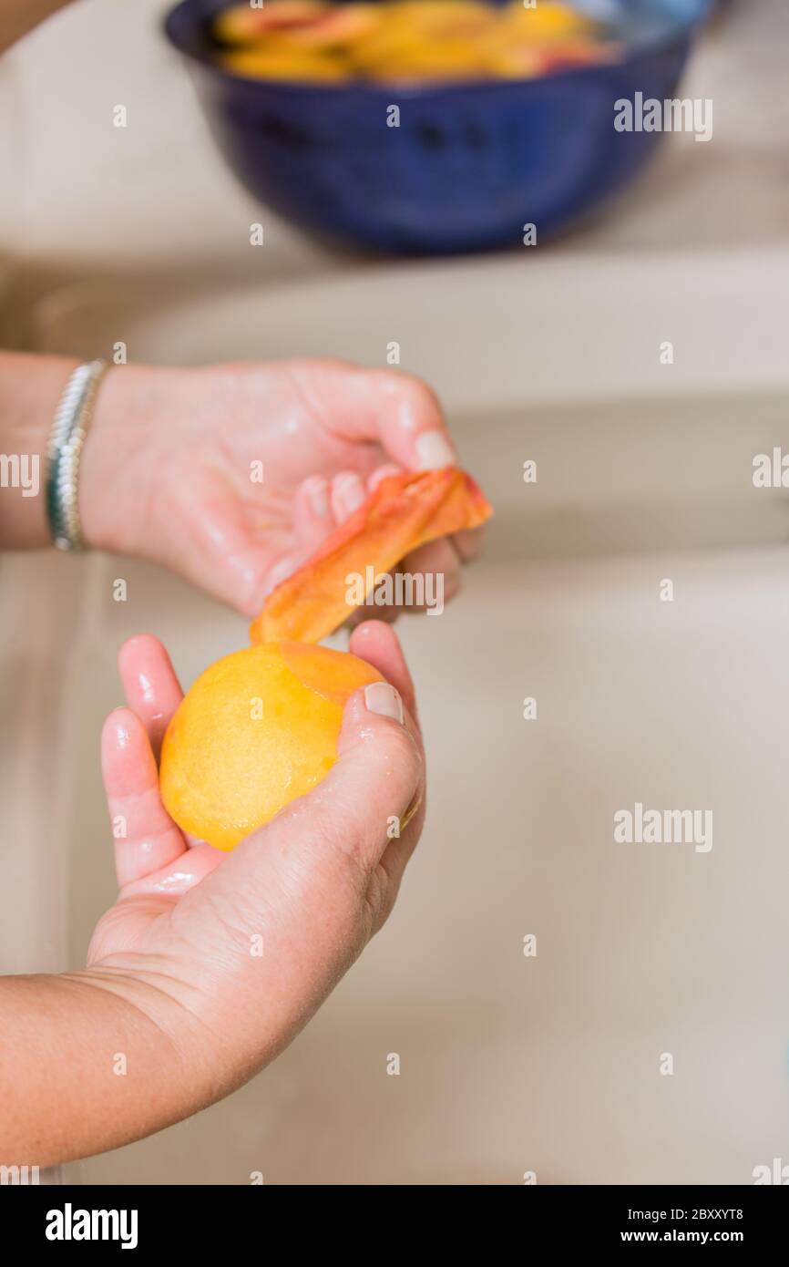 Peeling off skin hi-res stock photography and images - Alamy