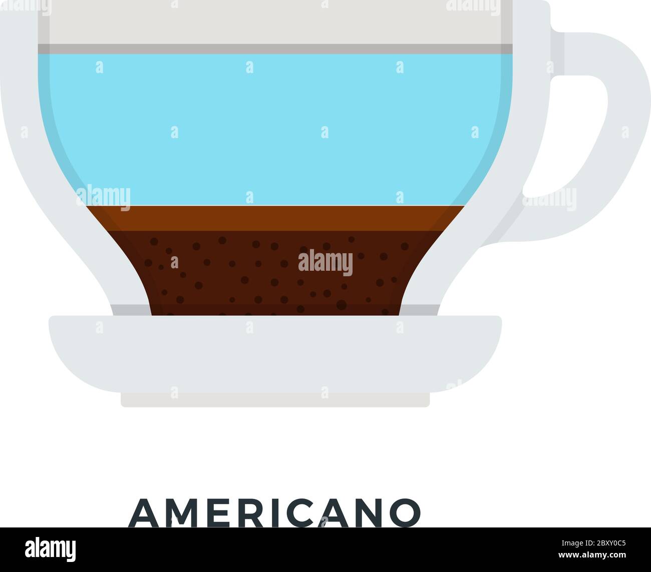 Americano coffee vector flat isolated Stock Vector Image & Art - Alamy