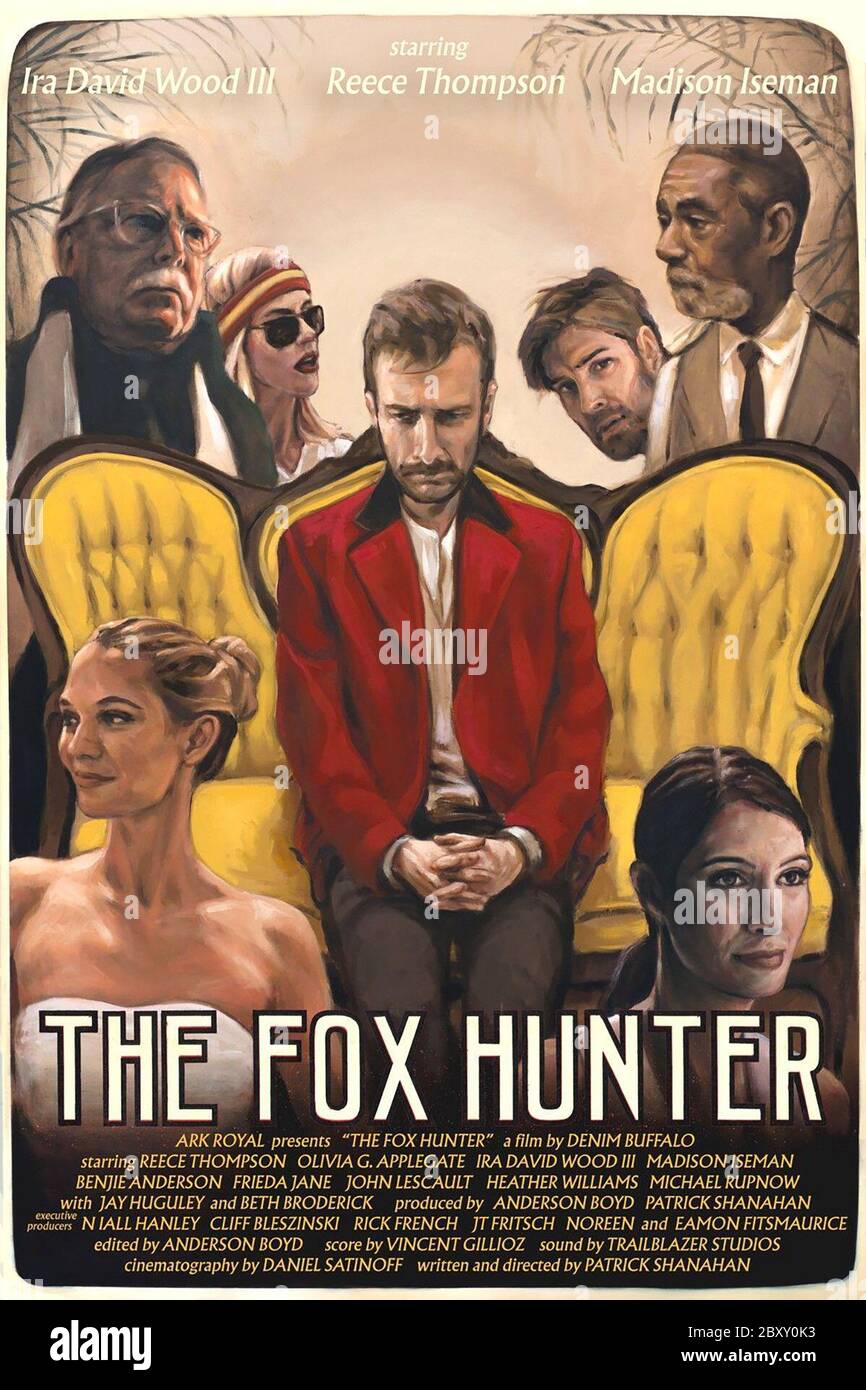 THE FOX HUNTER, poster, top from left: Ira David Wood III, Frieda Jane ...