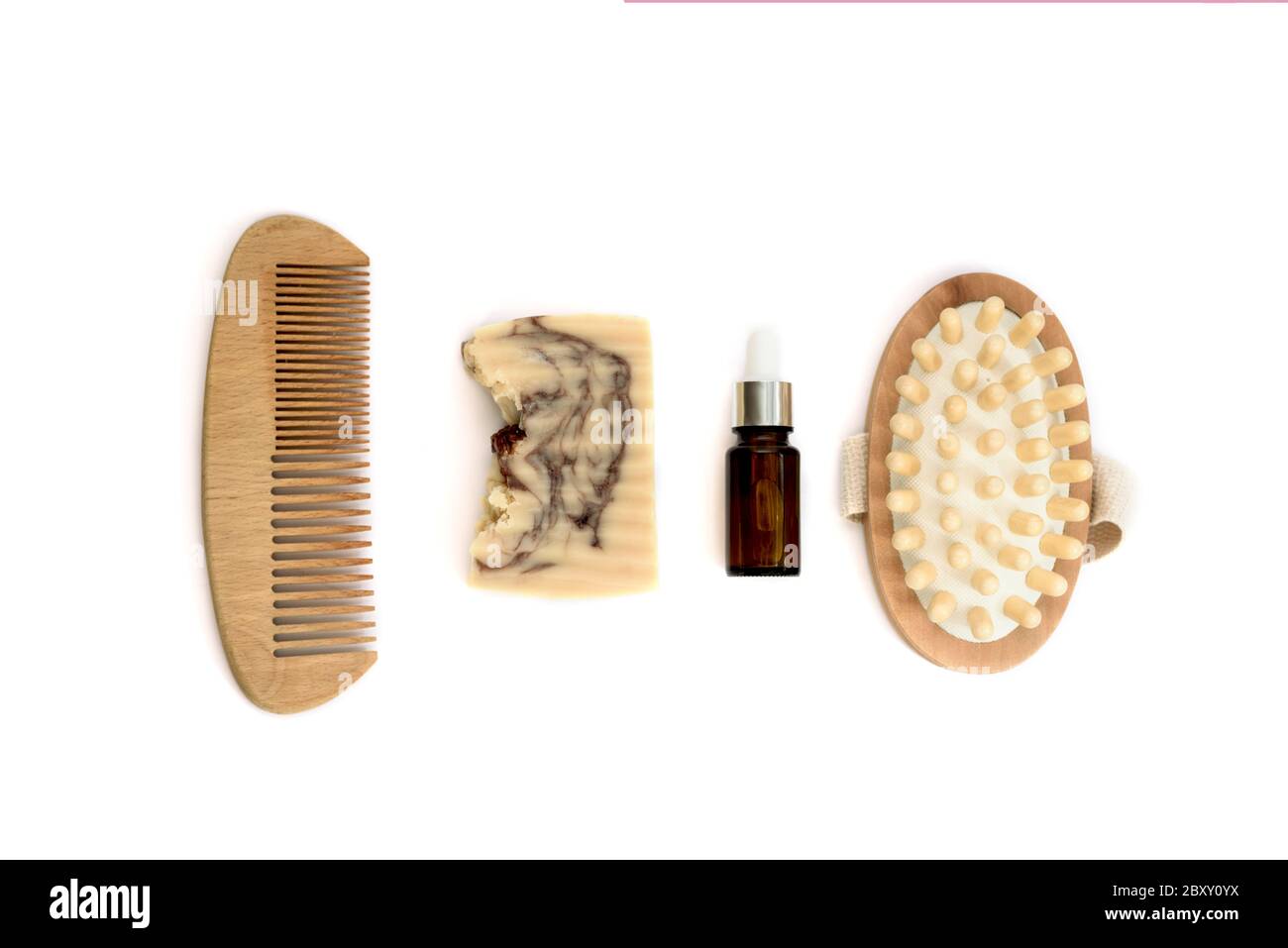 Women's beauty supplies isolated on white background. Beauty care ...