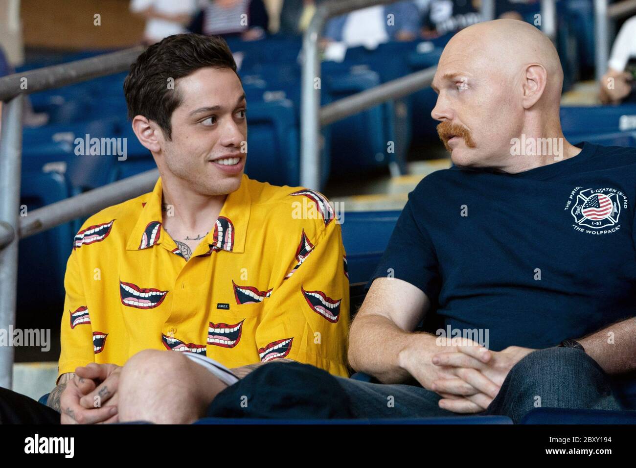 THE KING OF STATEN ISLAND, from left: Pete Davidson, Bill Burr, 2020 ...