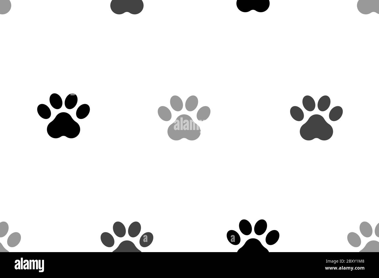 Paw Print. Vector pattern Stock Vector Image & Art - Alamy