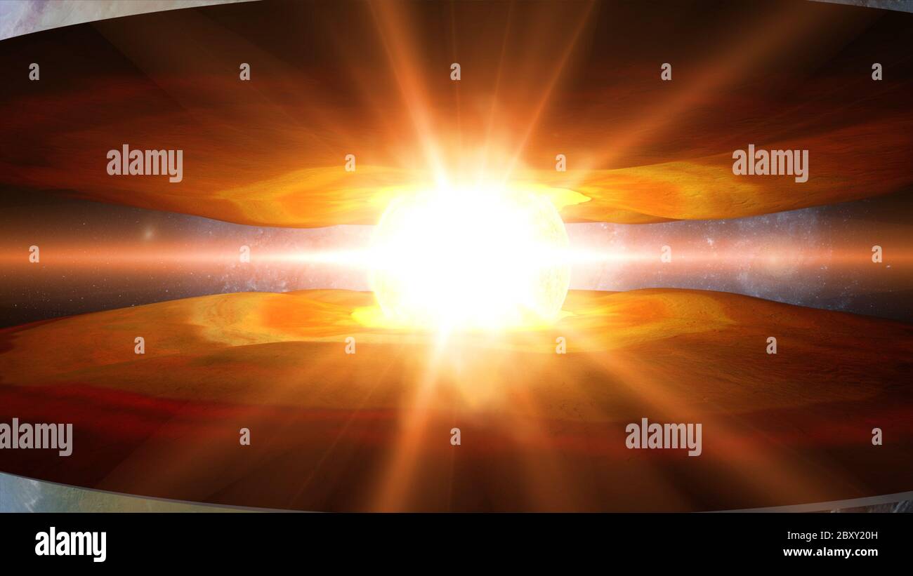 Earth core. inner structure with geological layers. 3d rendering Stock ...