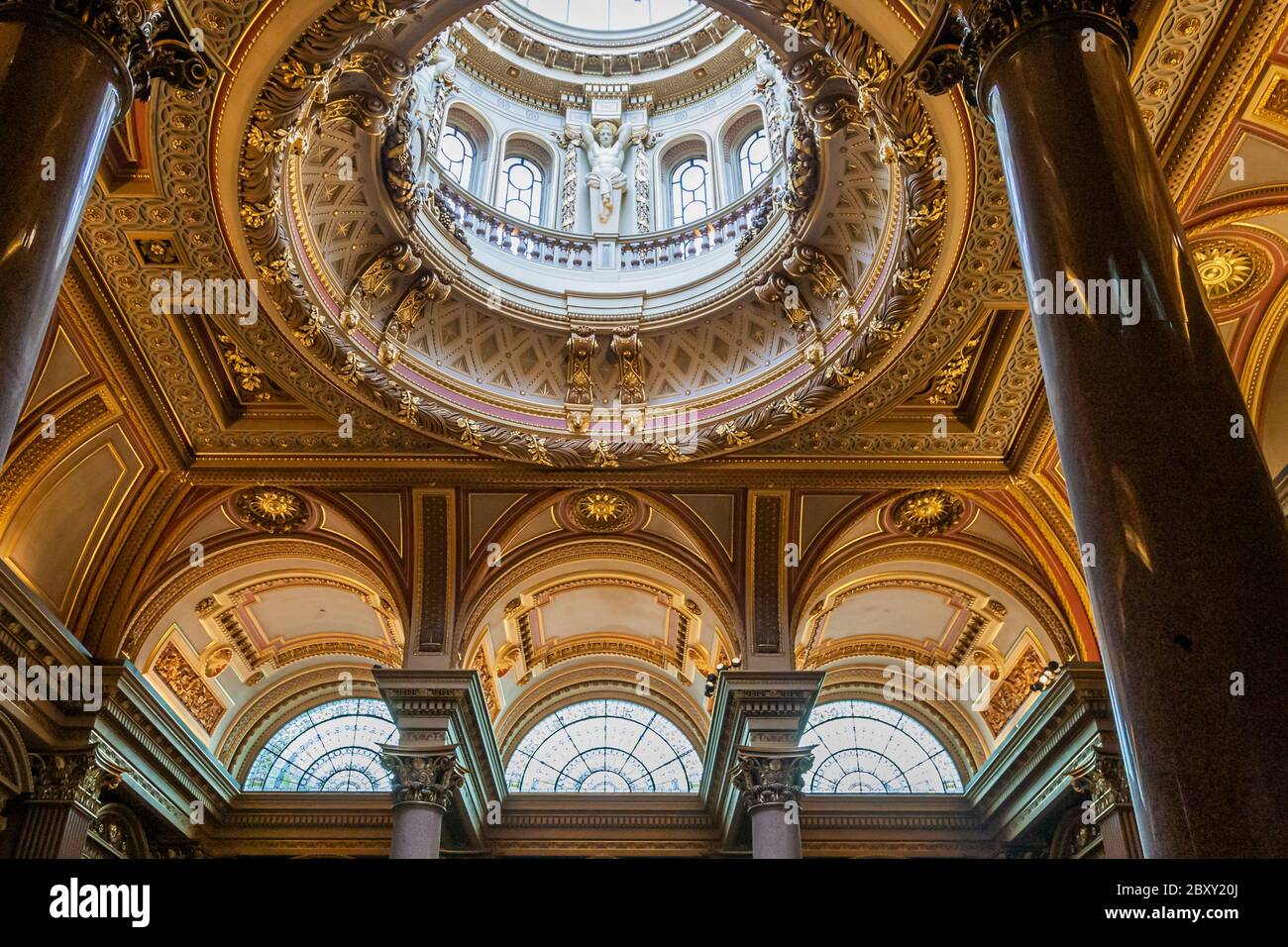 Dome in the Fitzwilliam Museum in Cambridge, UK Stock Photo - Alamy