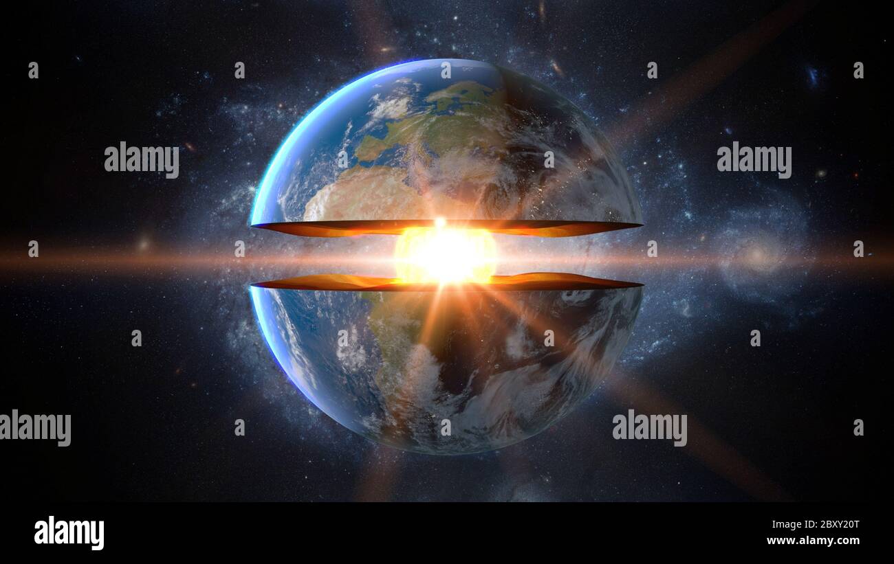 Inner structure earth hi-res stock photography and images - Alamy