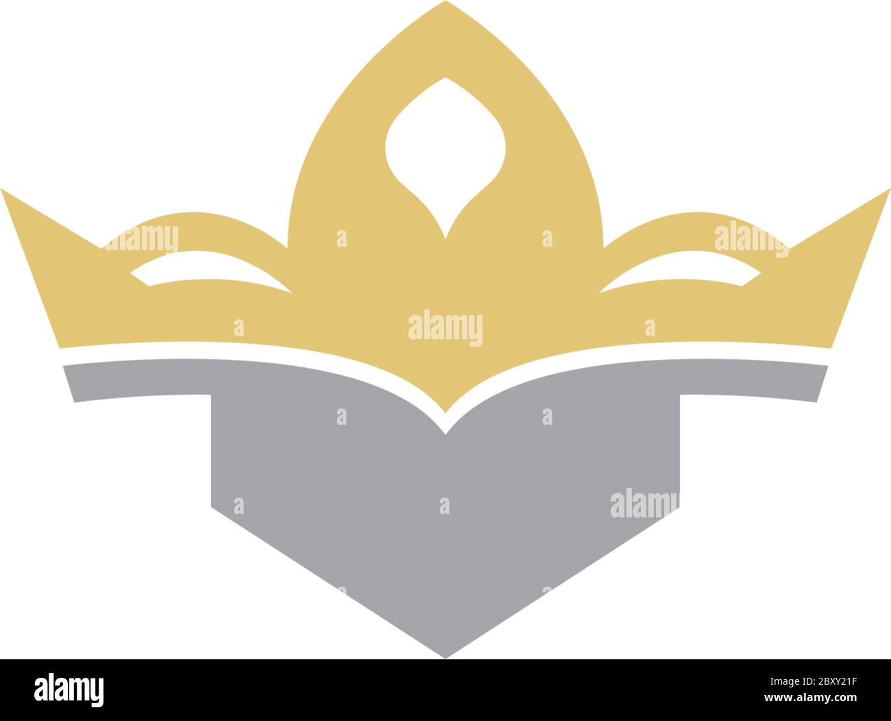 Crown Concept Logo icon Design Template Stock Vector Image & Art - Alamy