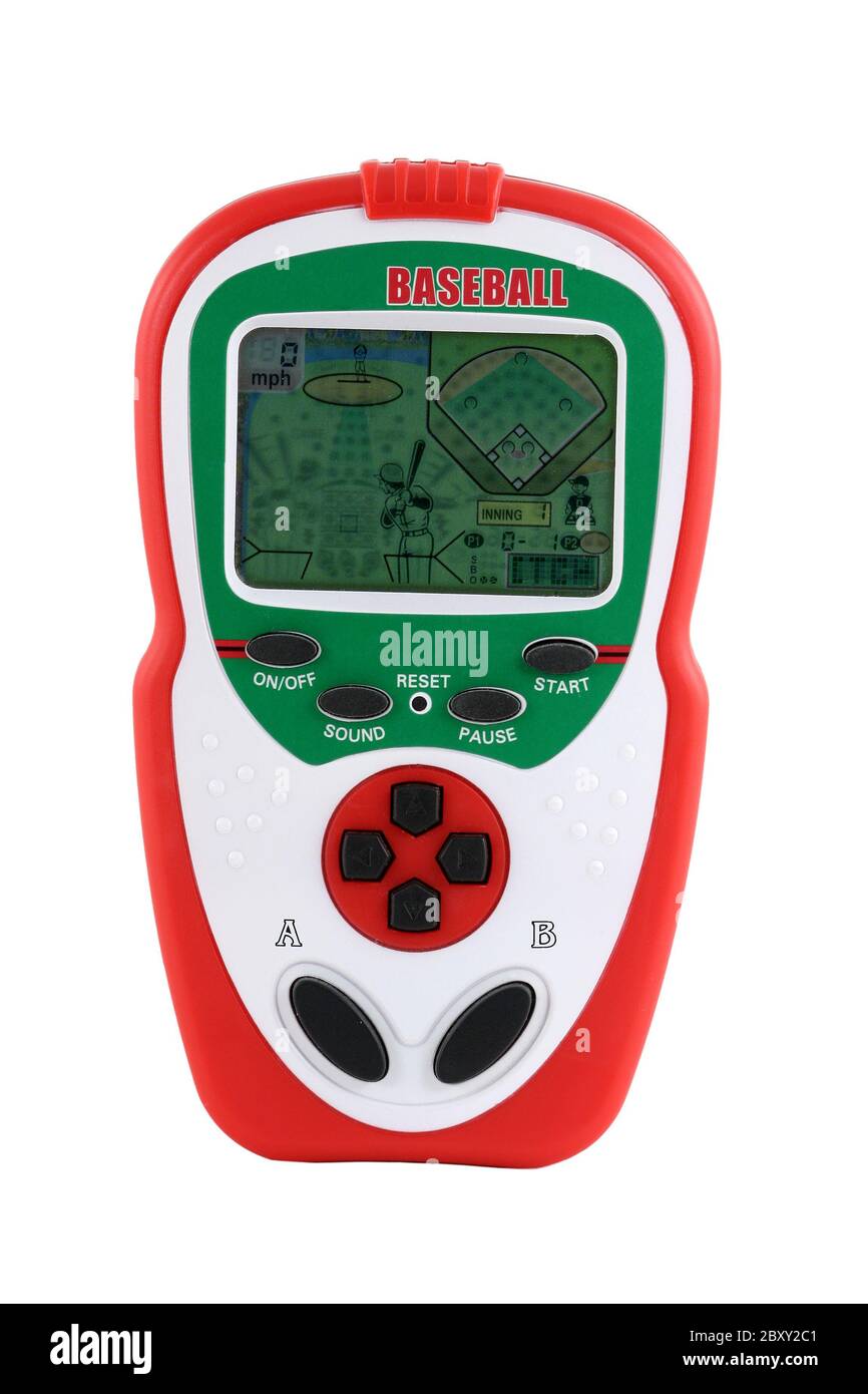 Handheld console Cut Out Stock Images & Pictures - Alamy