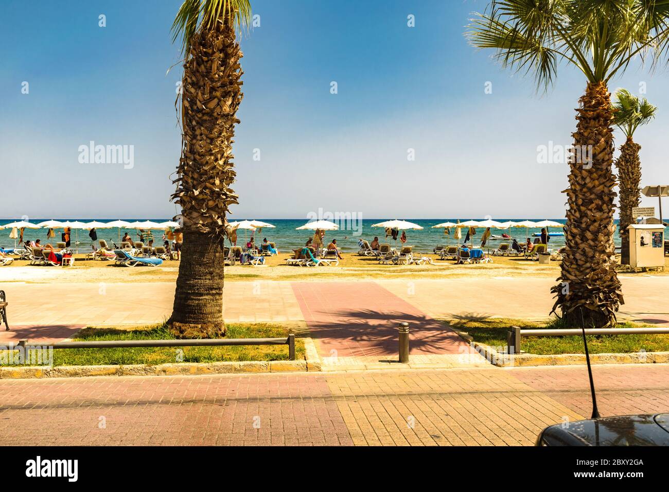 Phinikoudes beach larnaca hi-res stock photography and images - Alamy