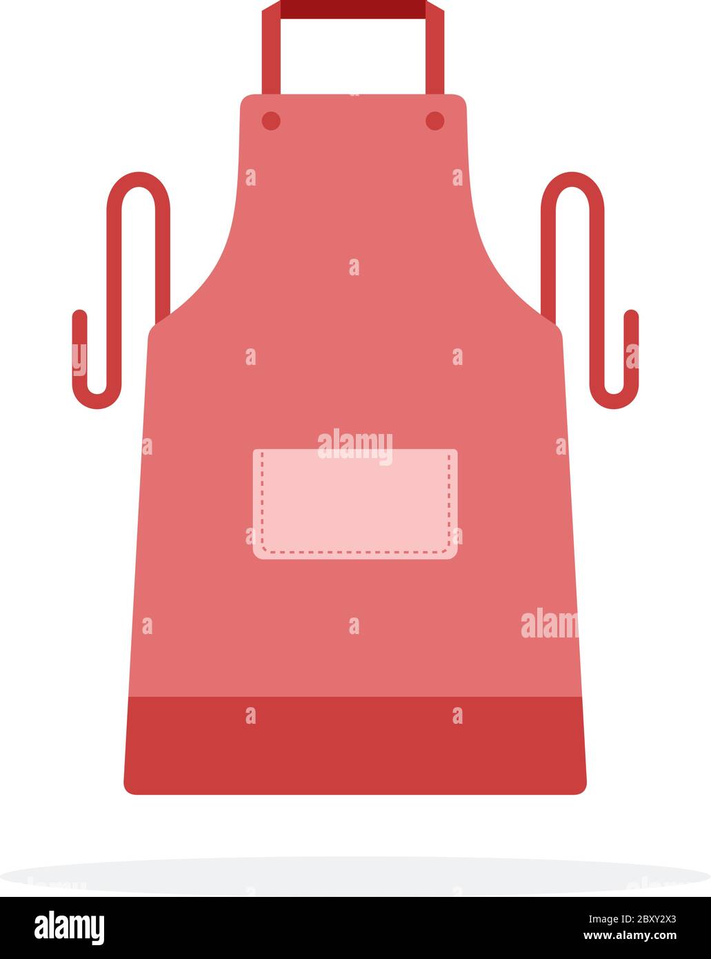 Kitchen apron vector flat isolated Stock Vector Image & Art - Alamy