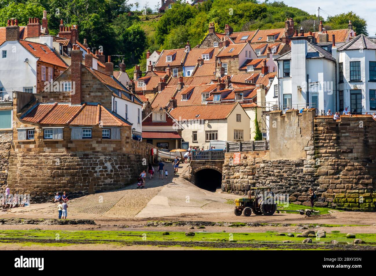 Robin Hood's Bay near Whitby, Scarborough, England Stock Photo - Alamy