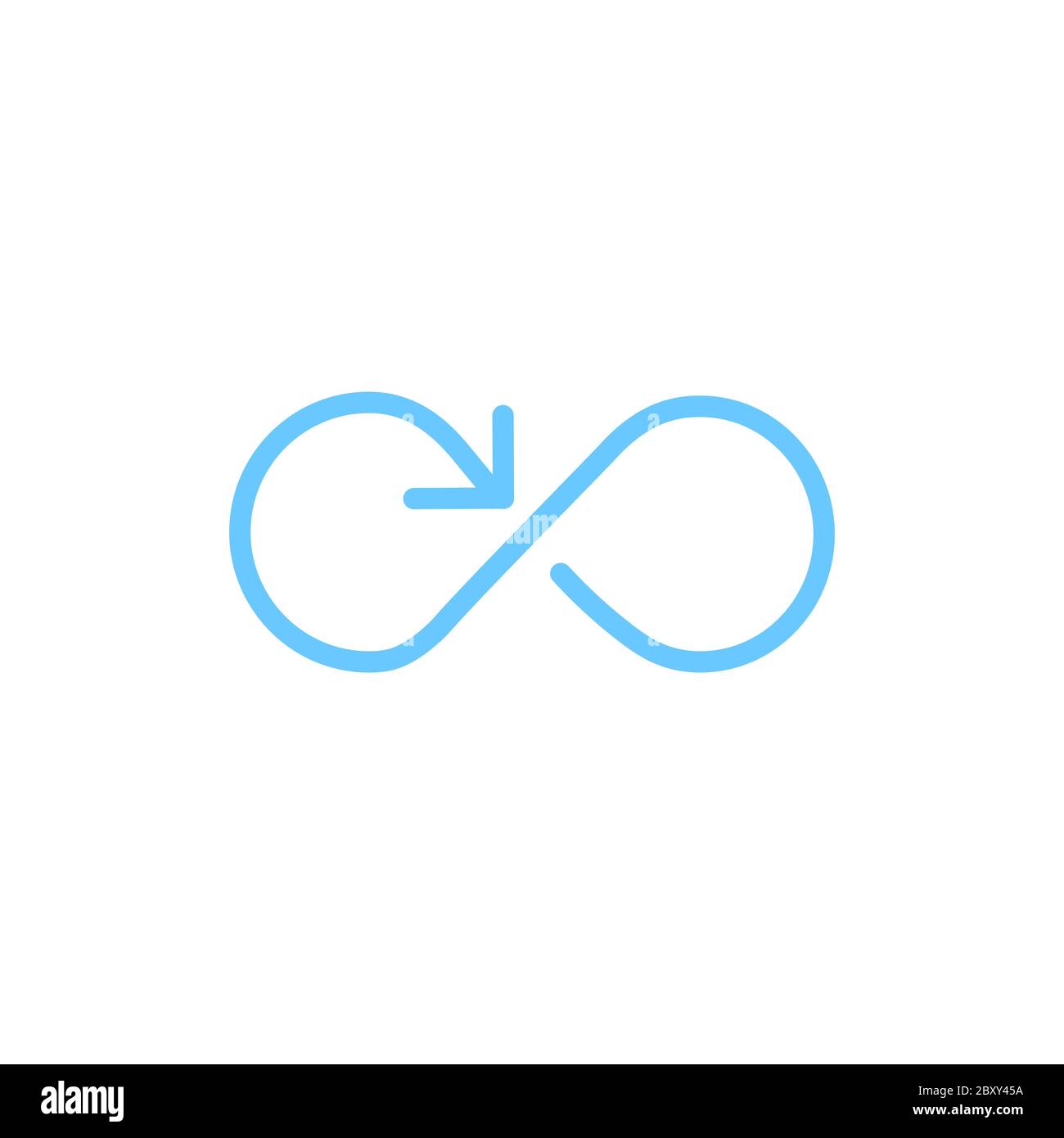 Arrow infinity business vector logo design template for your design ...