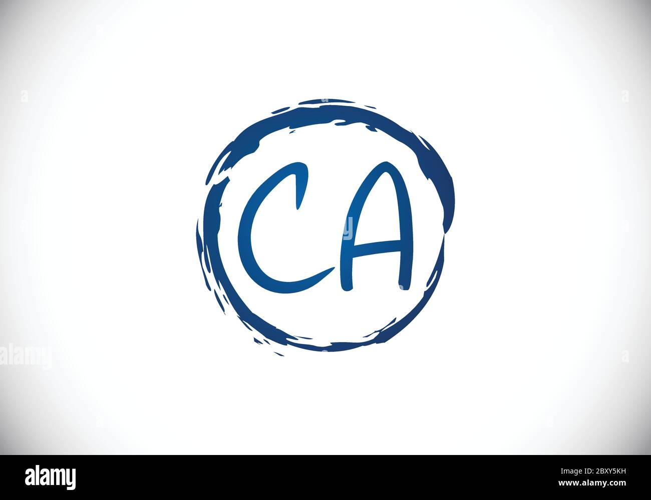 Initial Monogram Letter C A Logo Design Vector Template. C A Letter ...